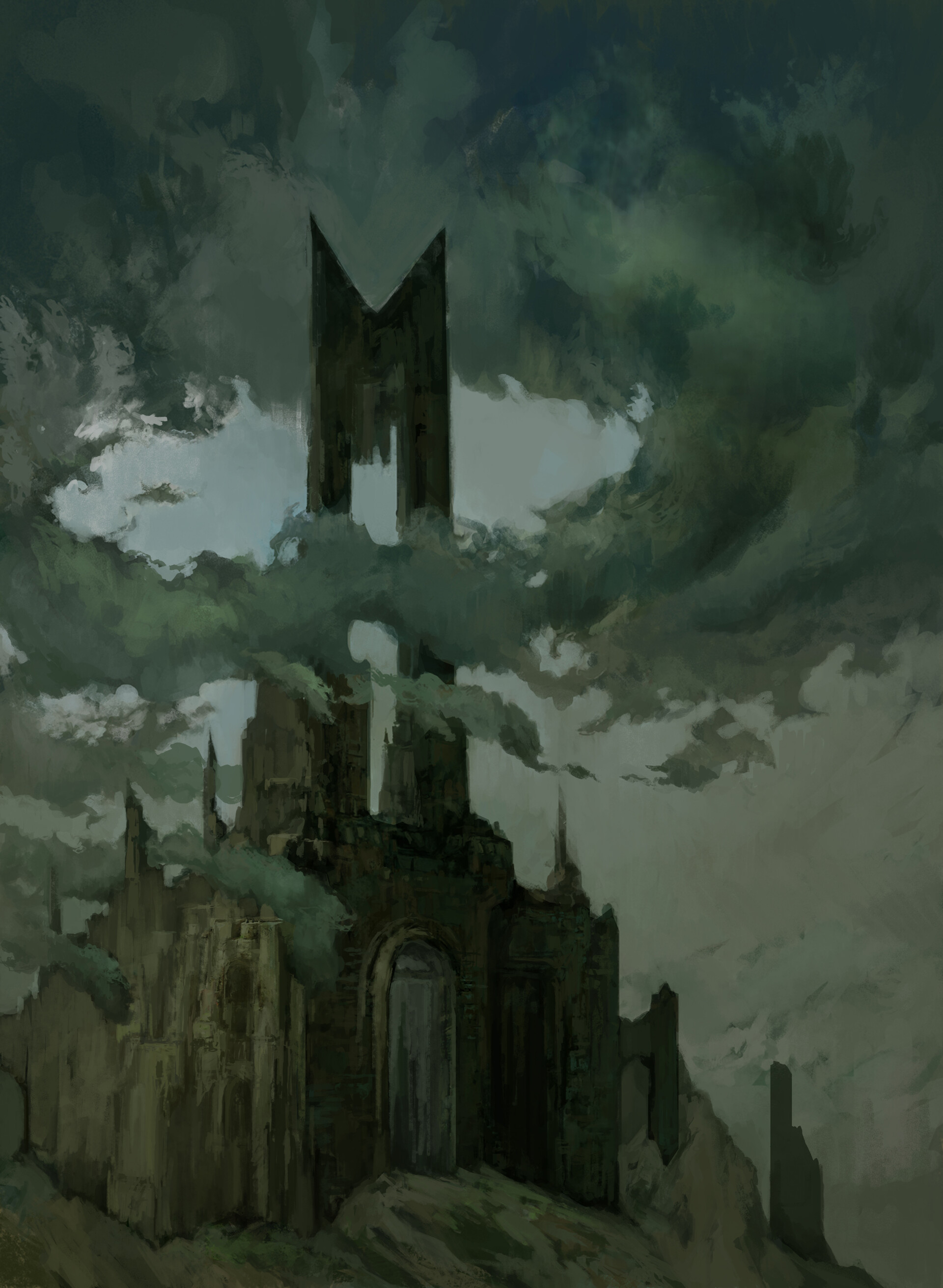 ArtStation - Castle on the rock