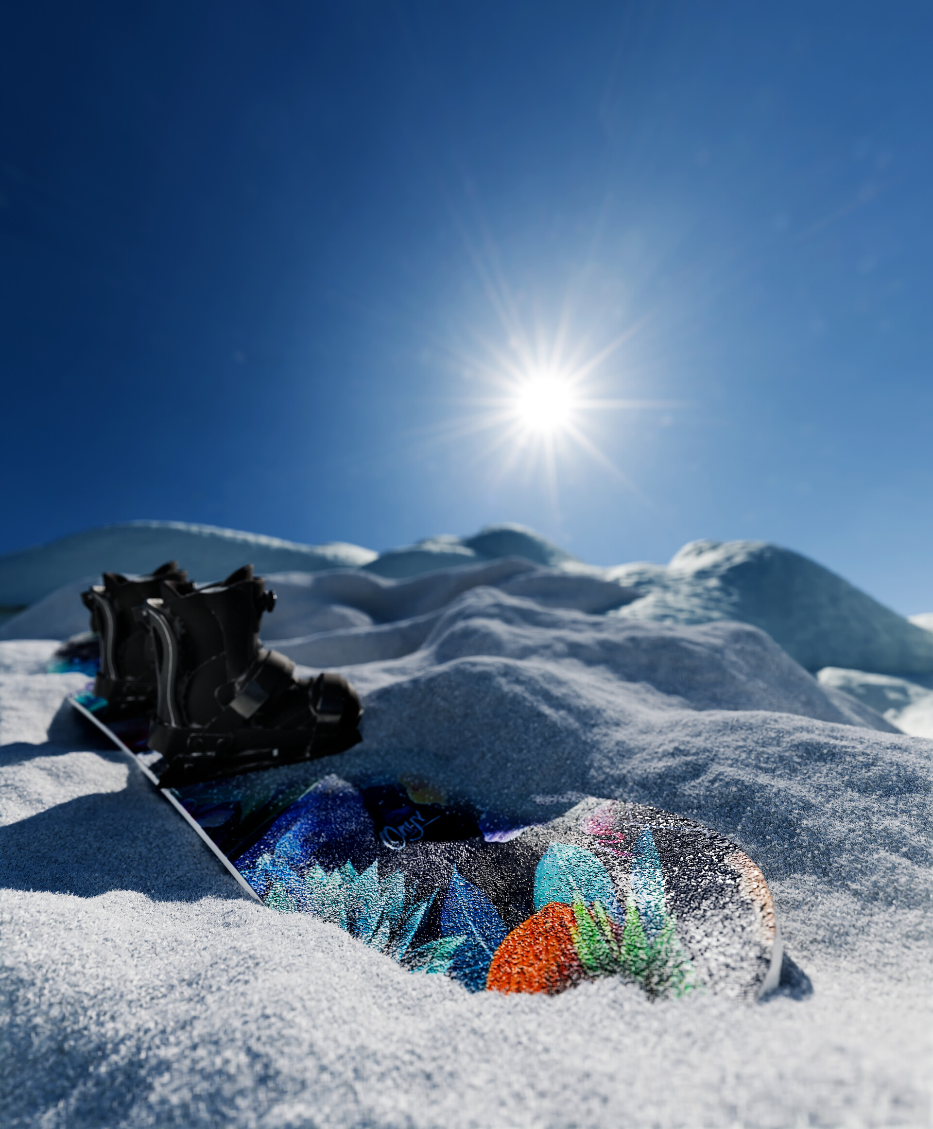 ArtStation - Snow Study in Blender