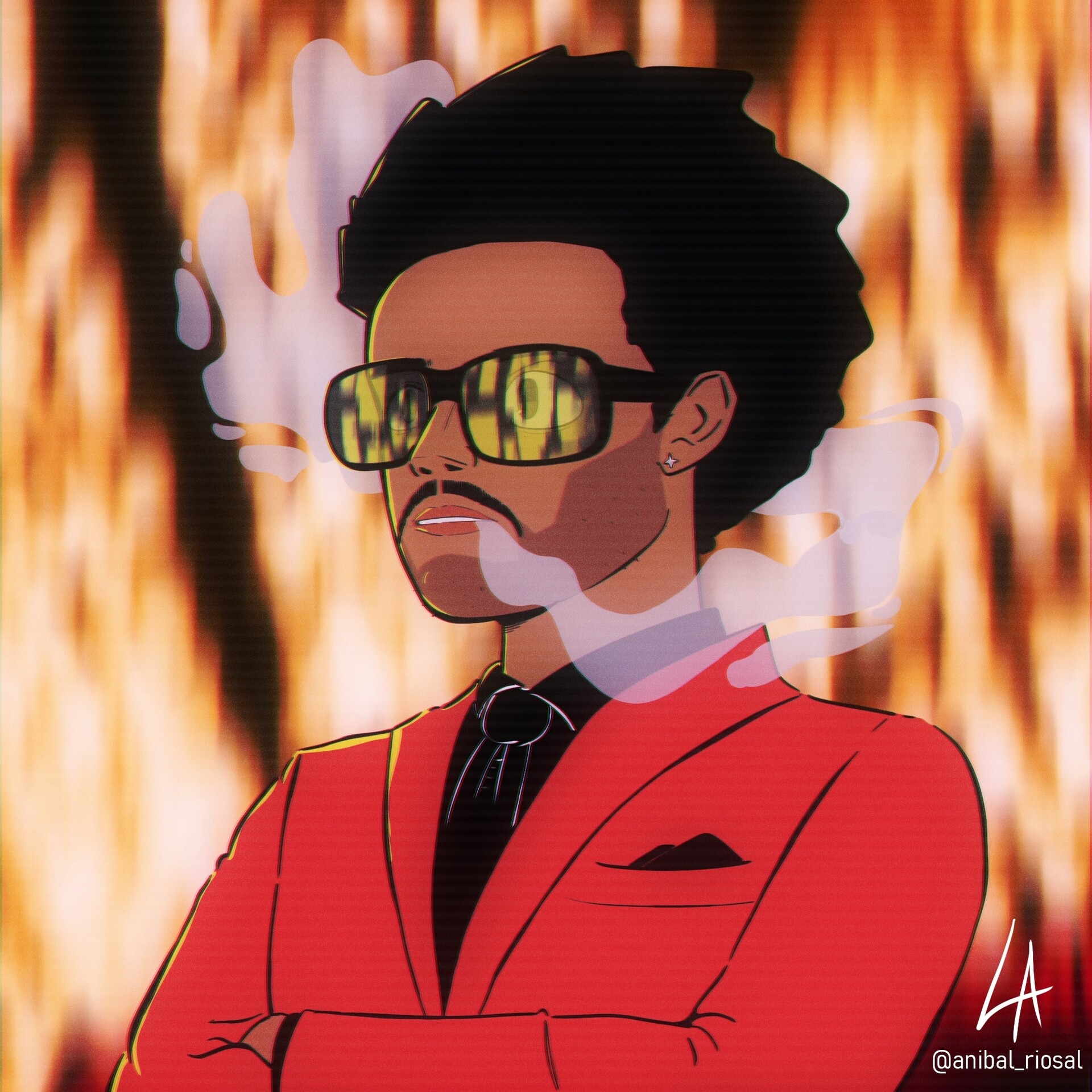 ArtStation - The Weeknd - FanArt