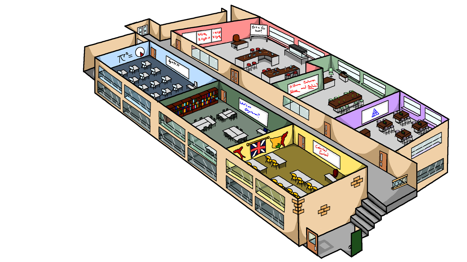 ArtStation - Classroom Block Development