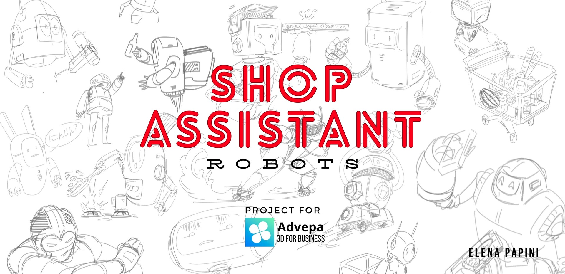 ArtStation - SHOP ASSISTANT - Robots