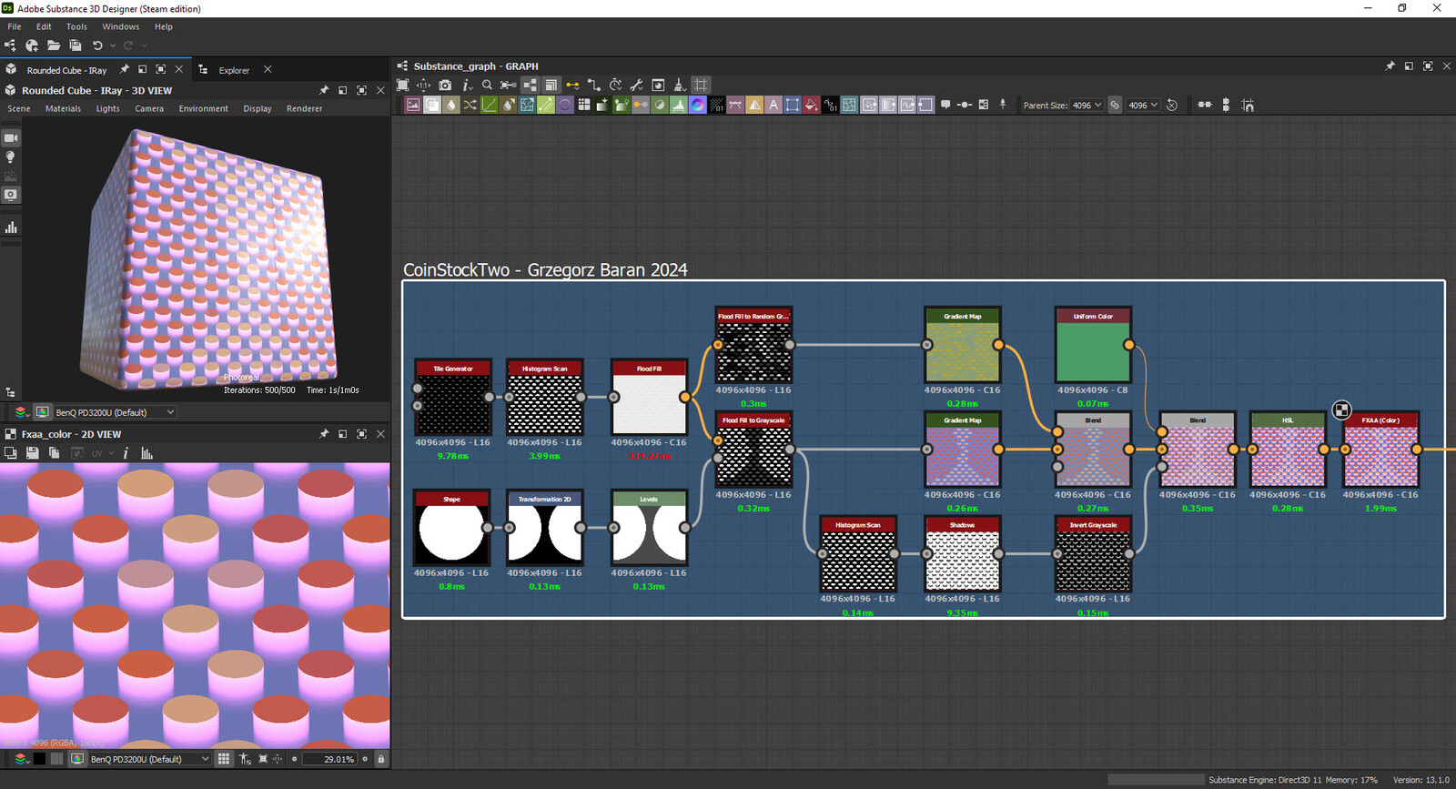 Grzegorz Baran - Pattern Design - Coin Stock Two