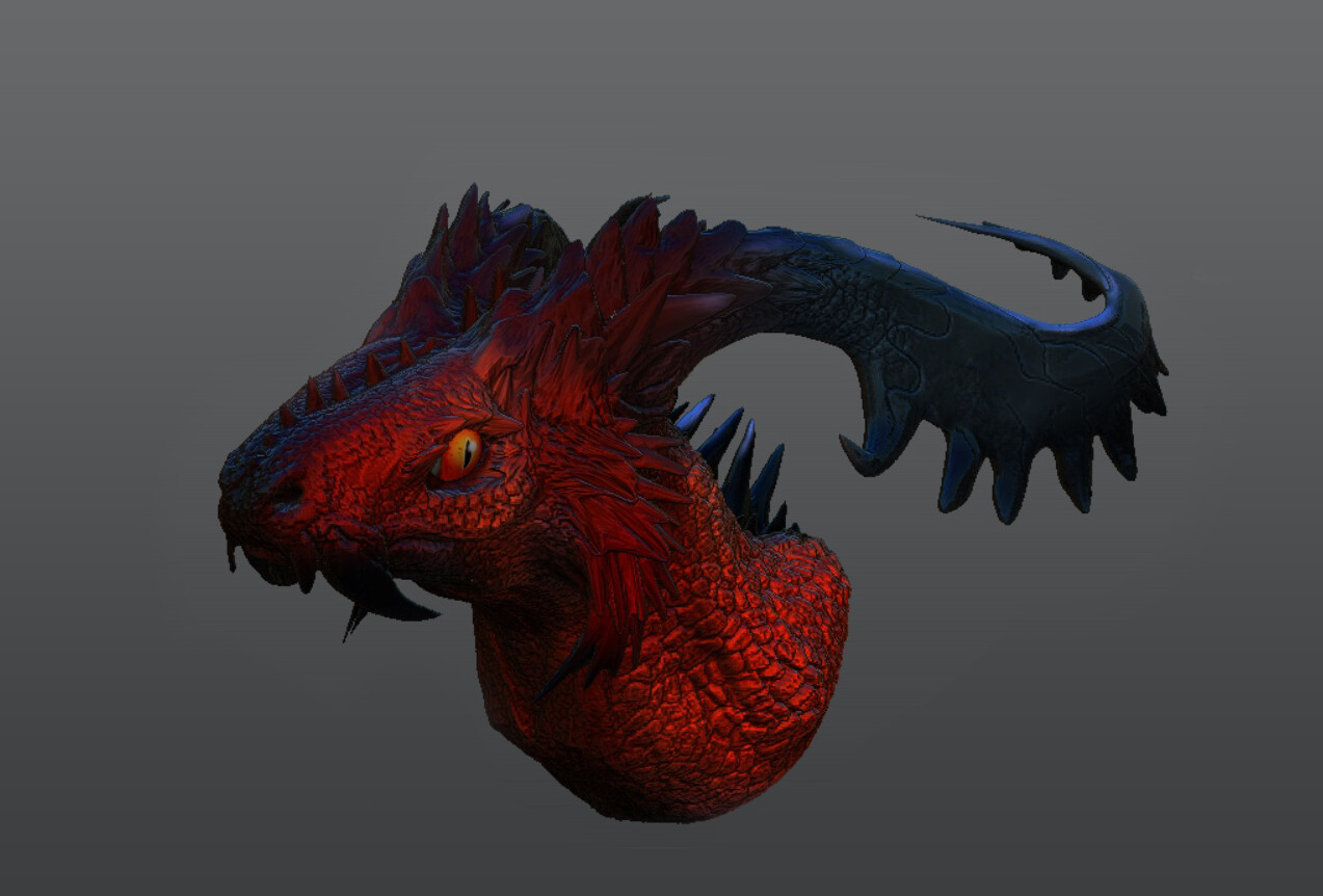 ArtStation - Red Dragon