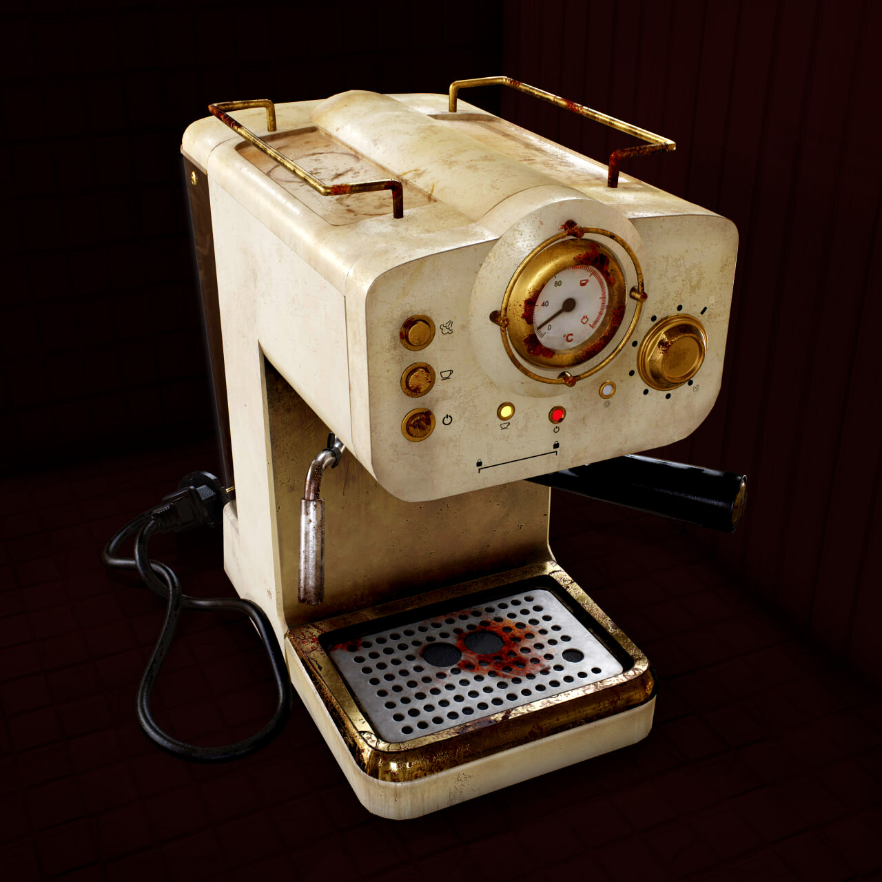 ArtStation - Retro Espresso Machine