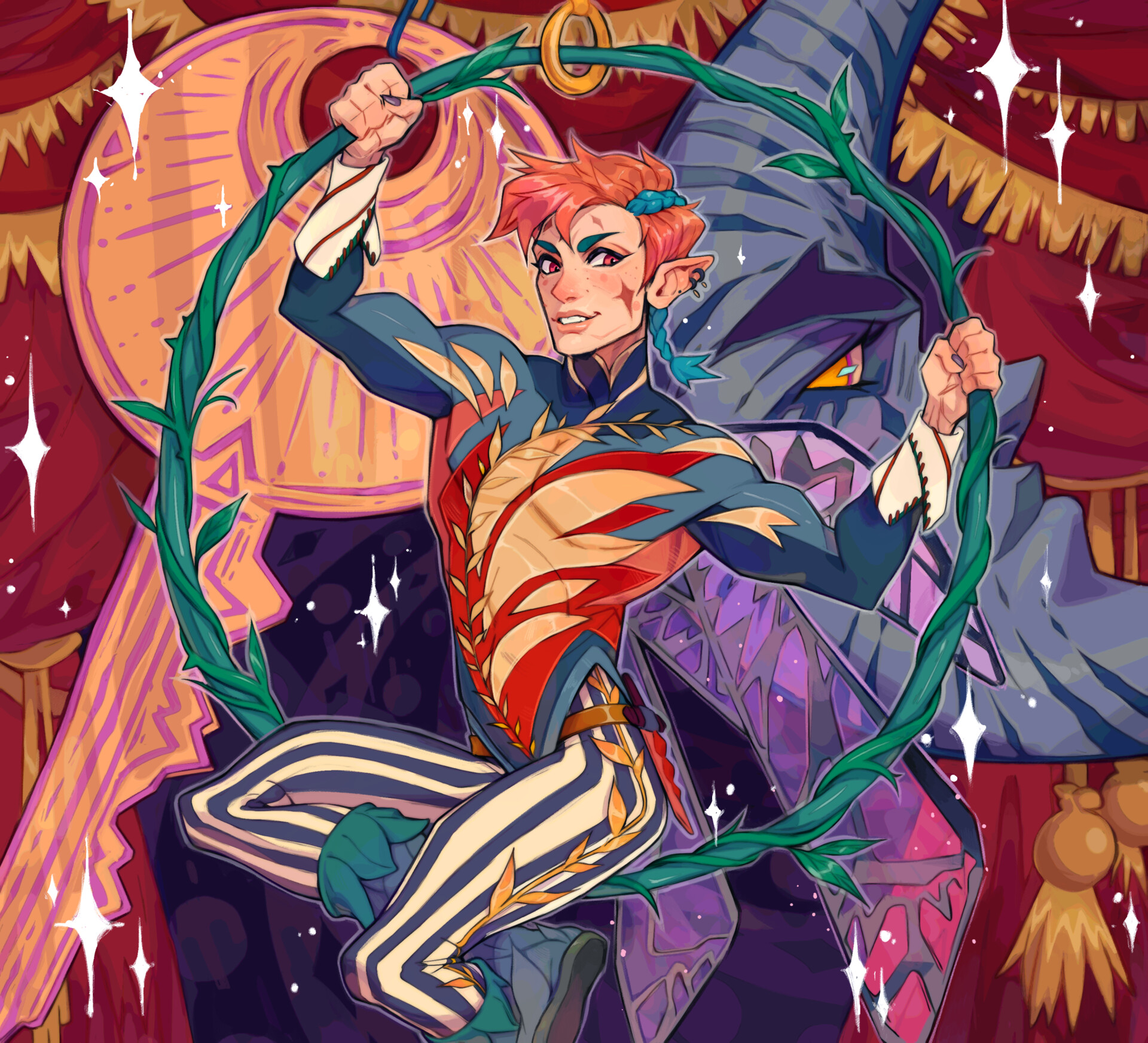 ArtStation - Circus Fairy - Illustration for the Fairy Artbook
