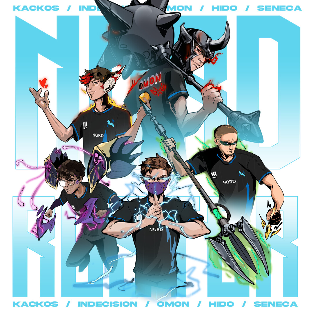 ArtStation - NORD ESPORTS ROASTER ANNOUNCEMENT 2023
