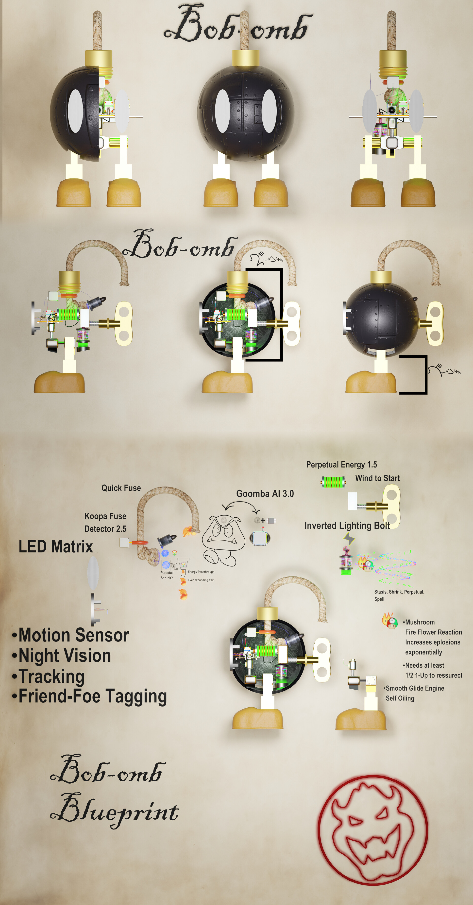 ArtStation - Bob-Omb Schematics