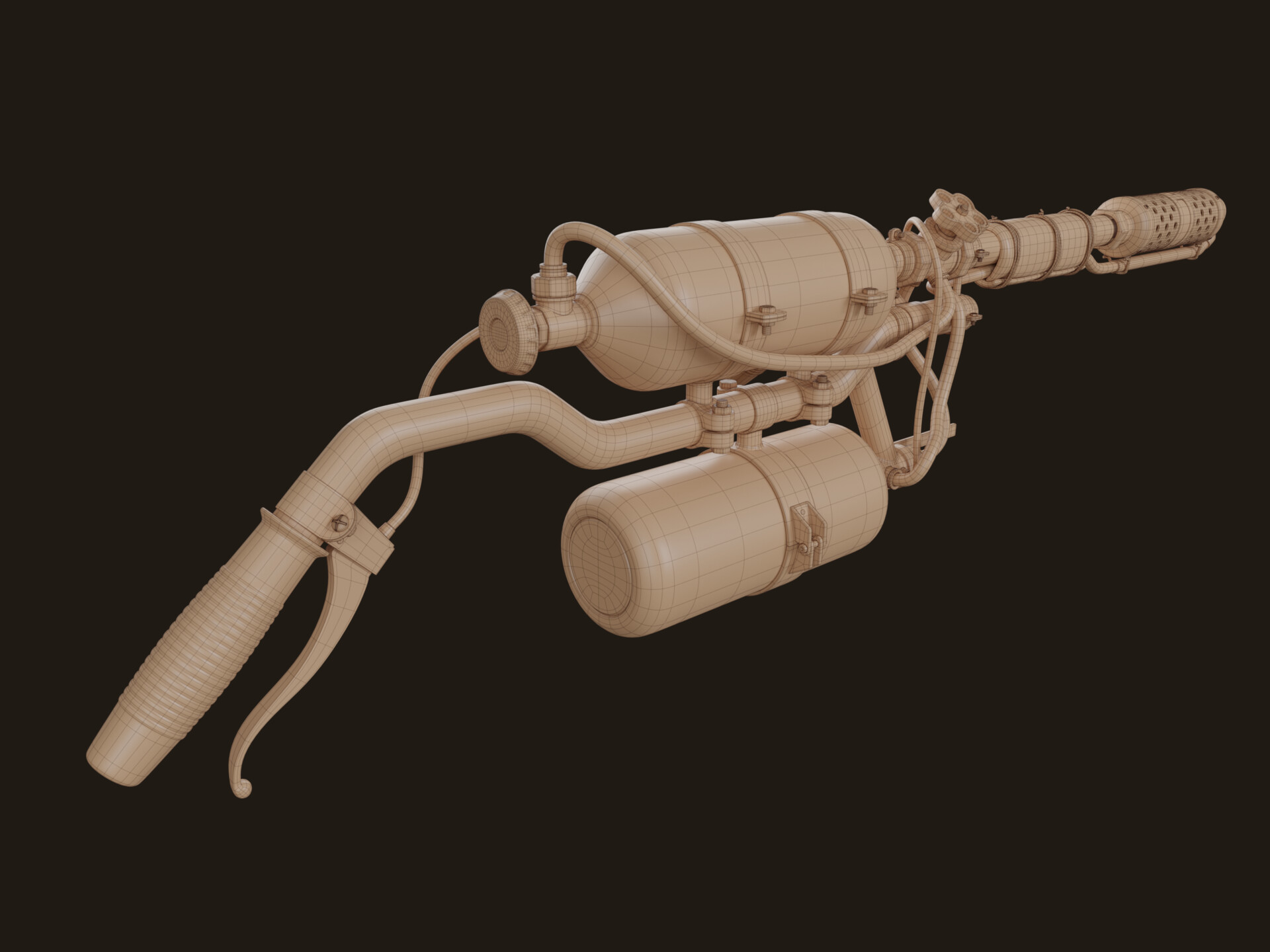 Shalton Correya - Flamethrower Post Apocalyptic