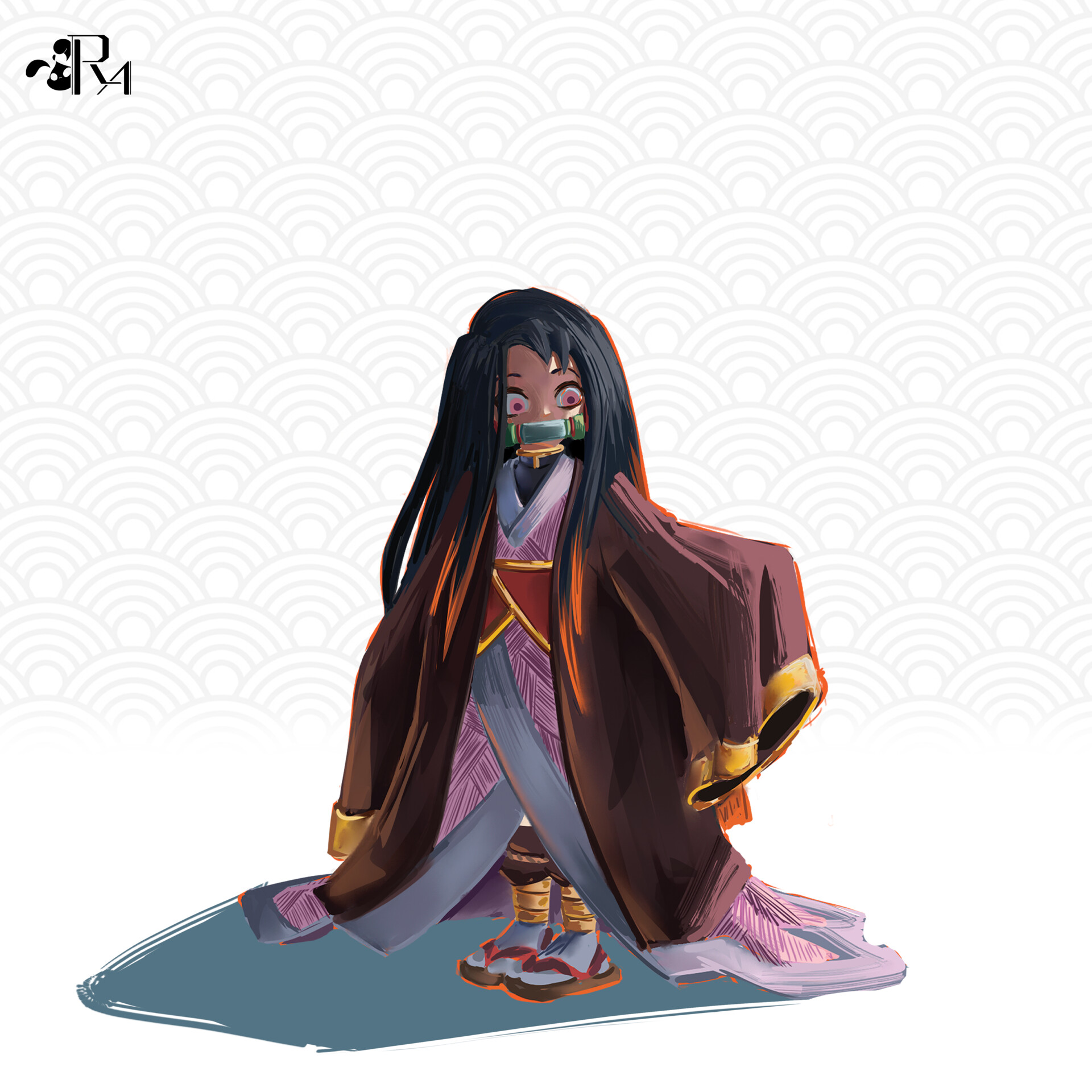 ArtStation - Demon slayer fan art | Nezuko