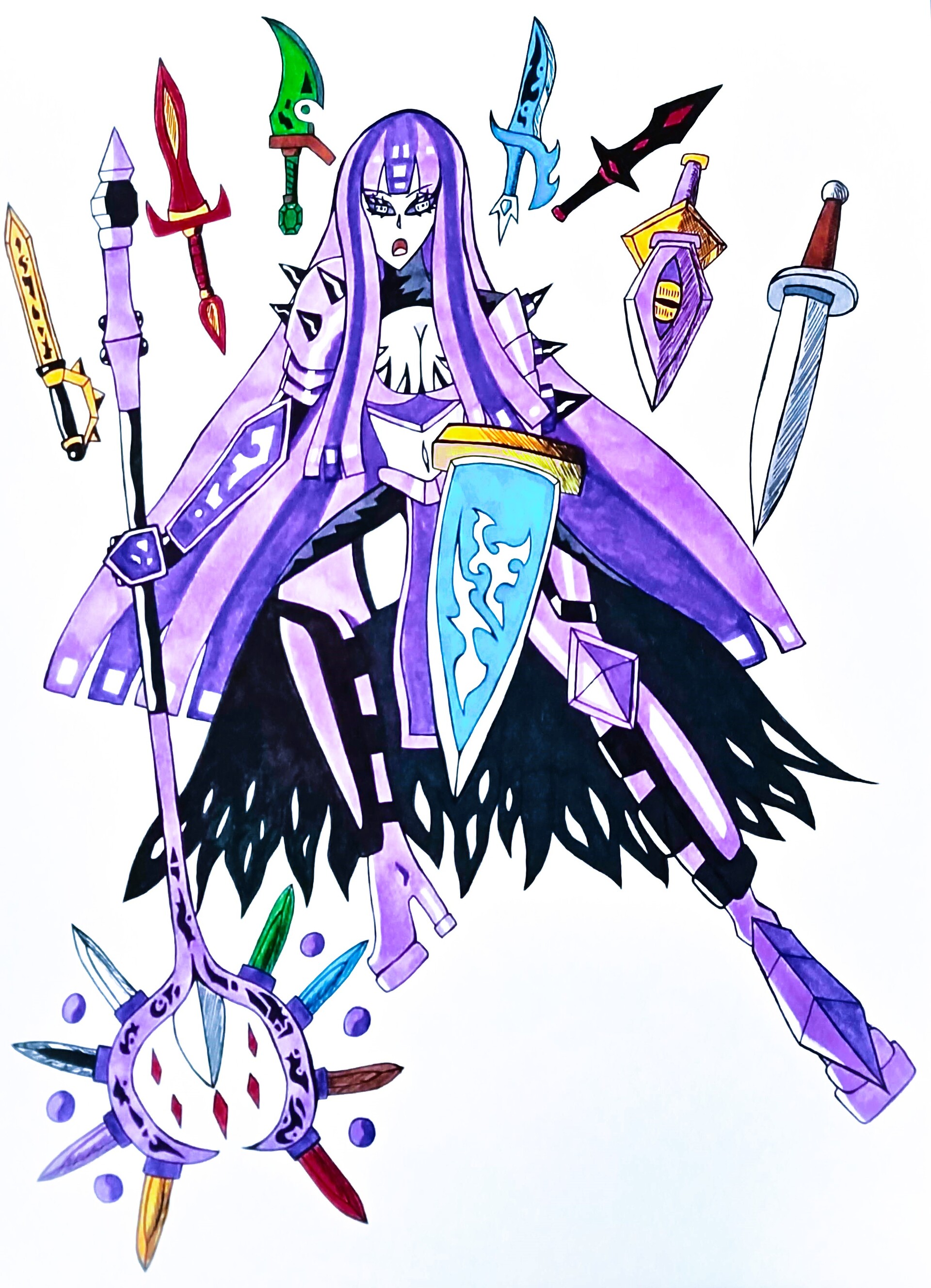 ArtStation - The Sorceress of Magical Knives