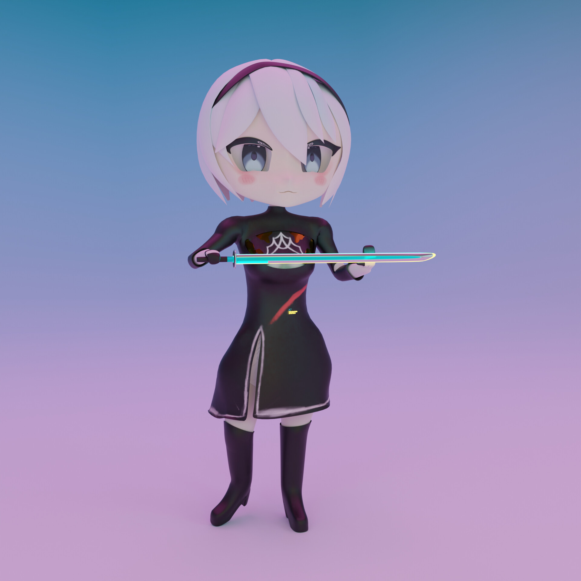 ArtStation - Chibi 2b V2