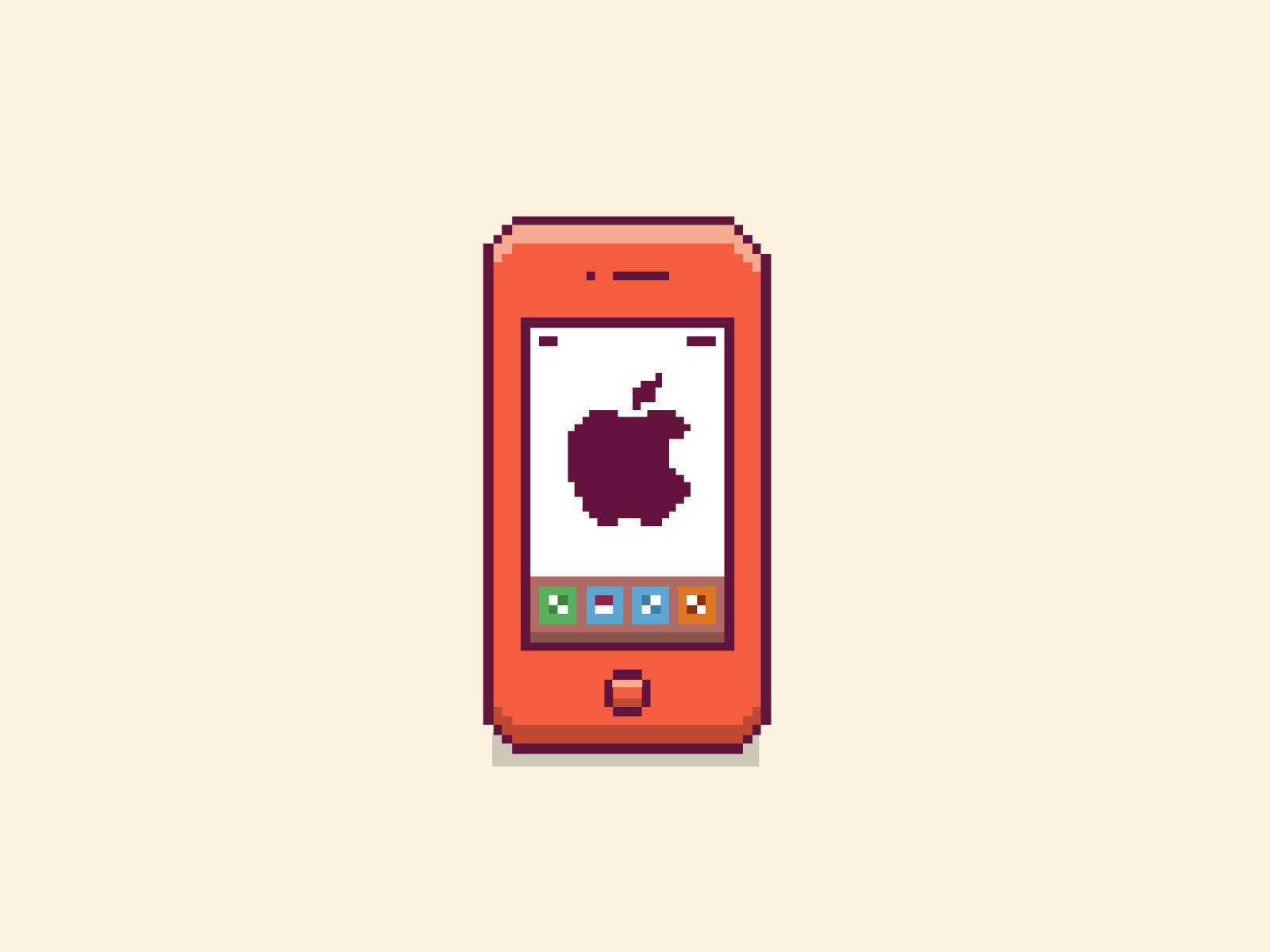 ArtStation - pixel iphone