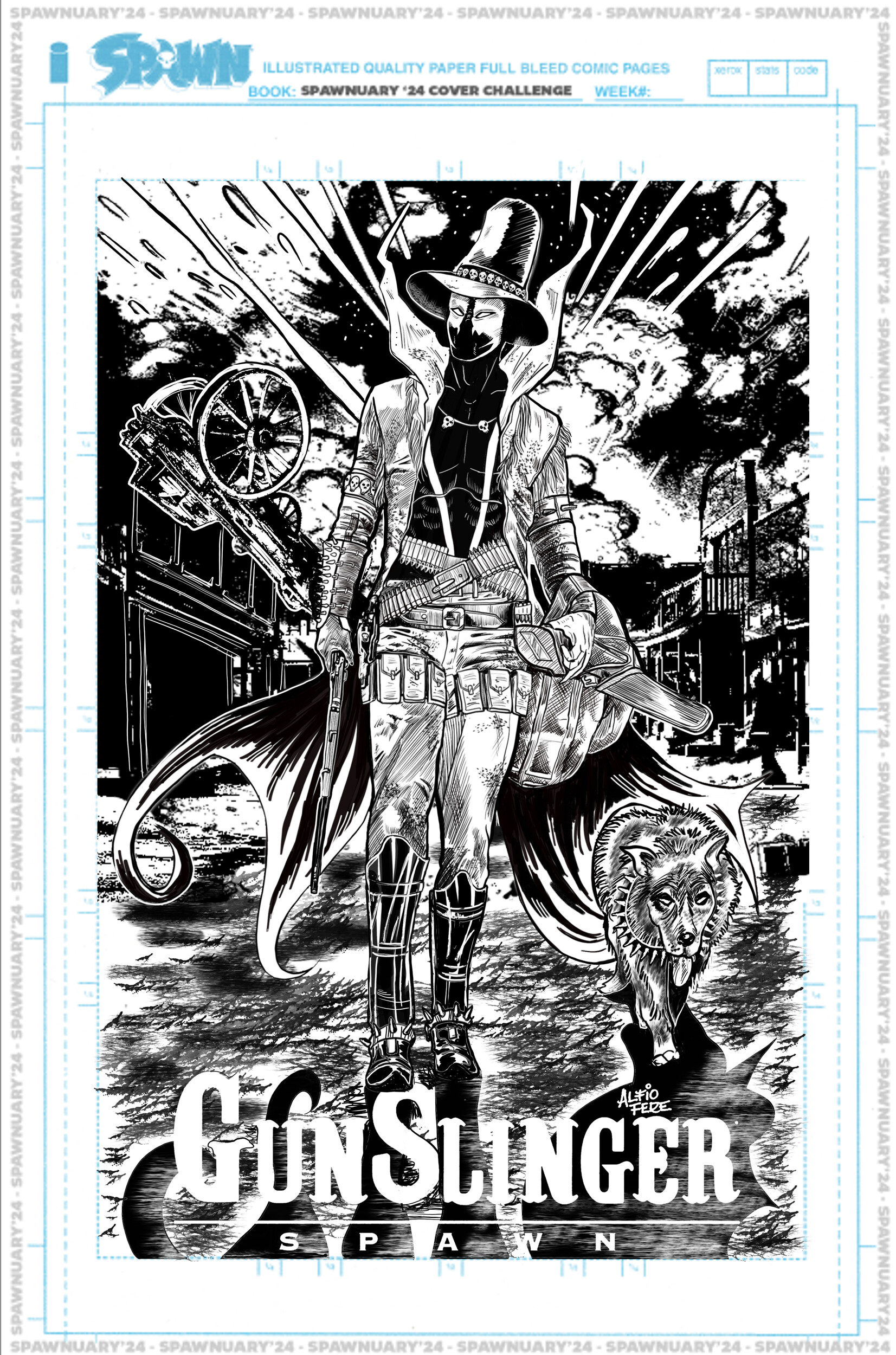 ArtStation - Gunslinger - Spawn