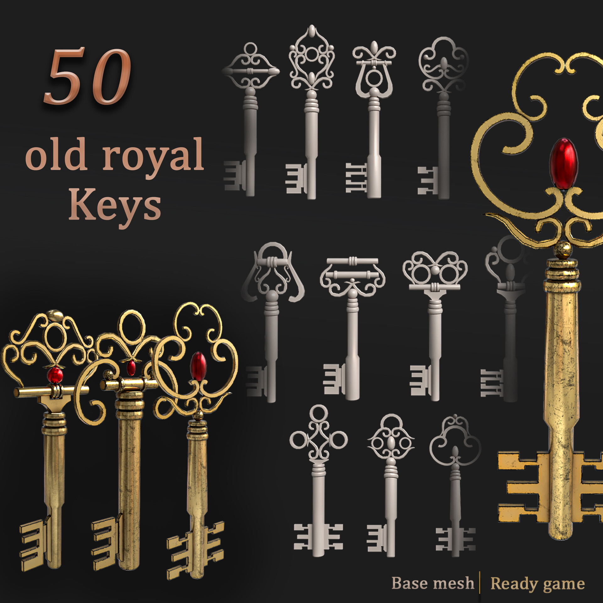 ArtStation - Old royal keys