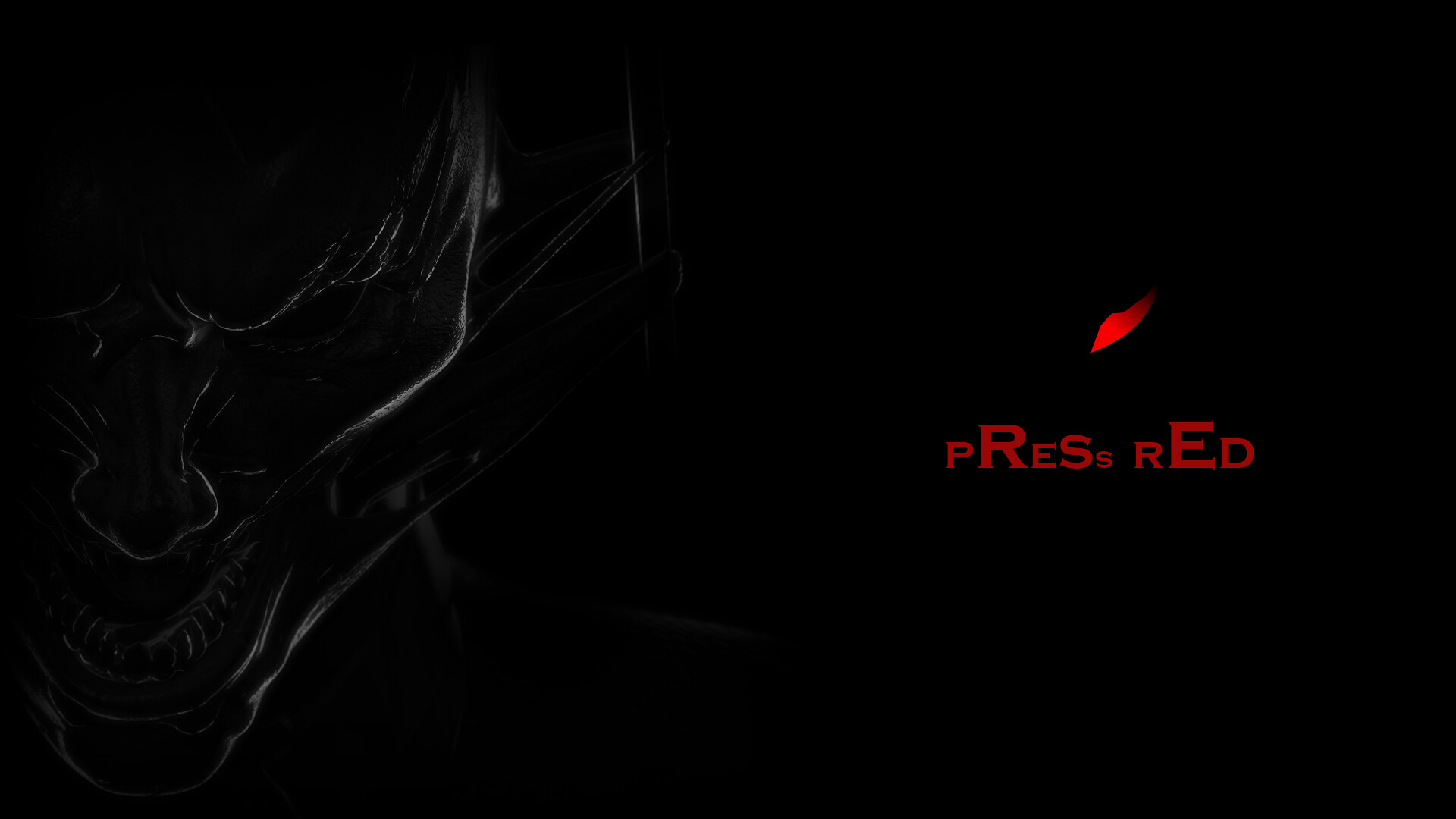 ArtStation - Designed a Horror Game Menu UI