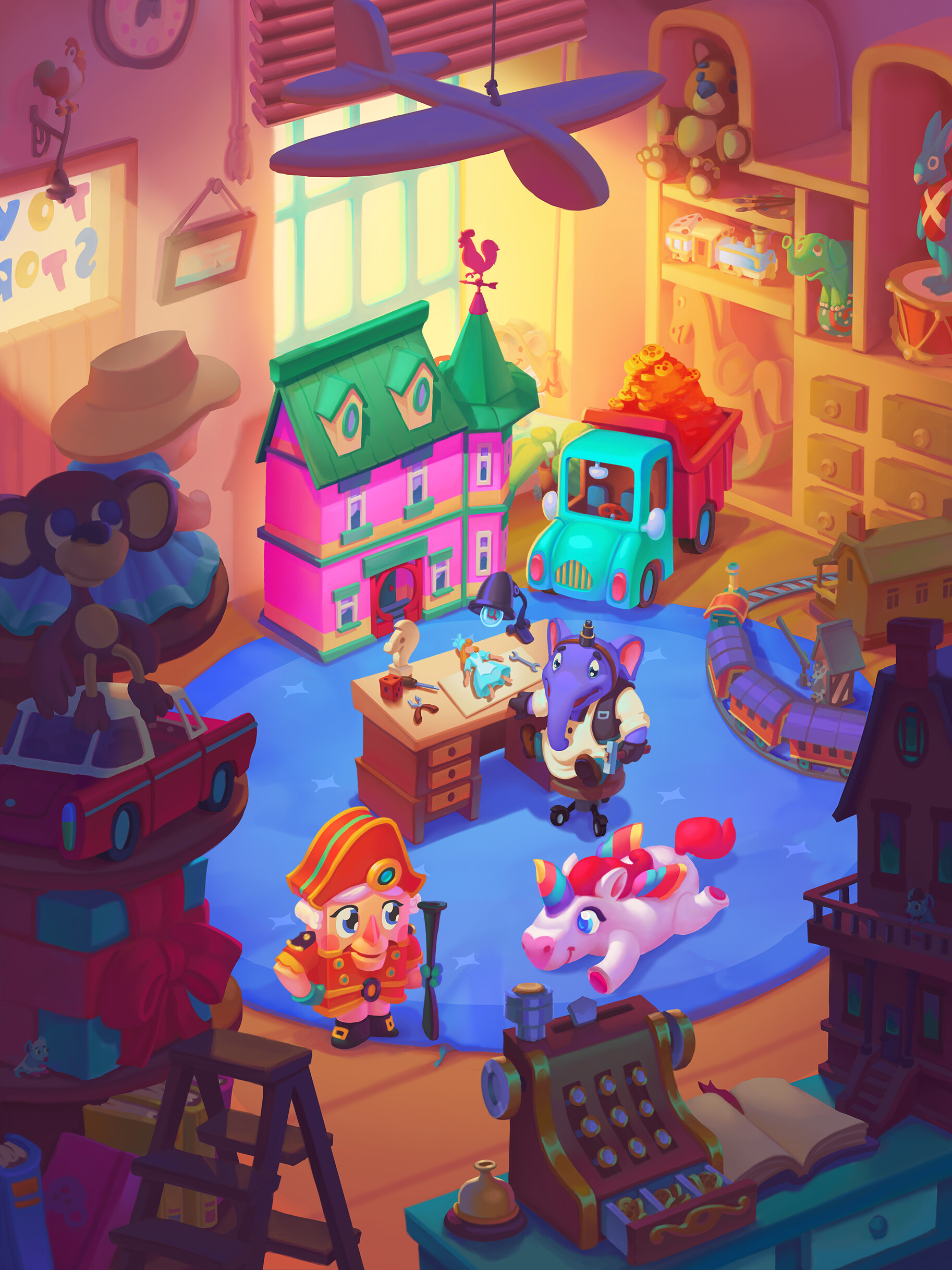 ArtStation - More projects for Qmobi