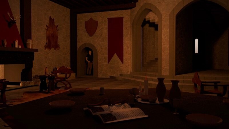 ArtStation - Medieval Castle Interior