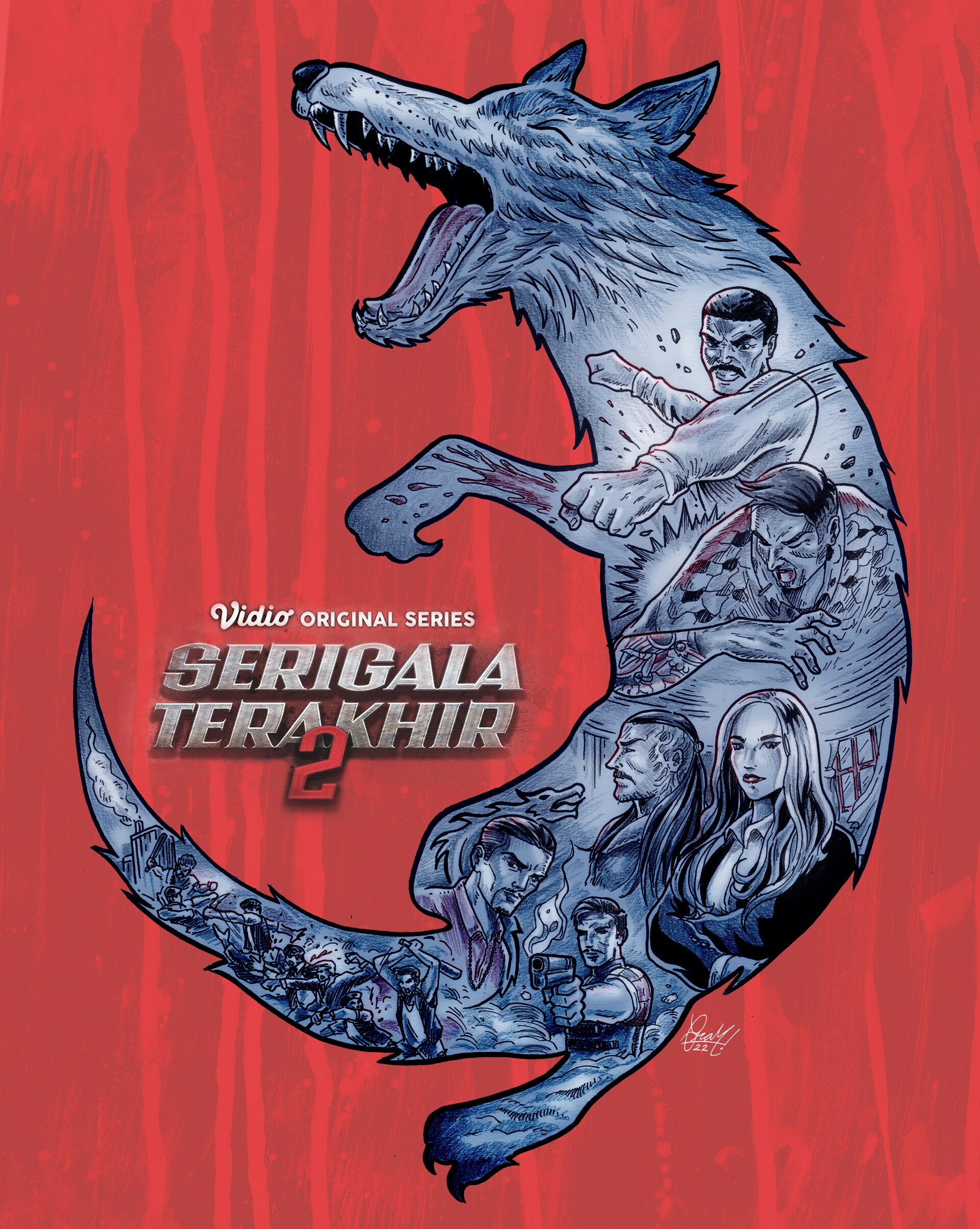 ArtStation - Serigala Terakhir 2 alternative movie poster