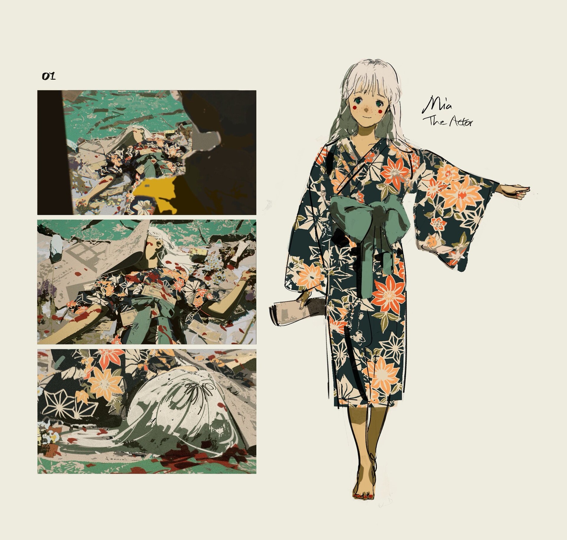 Sheya - character design for the first scene