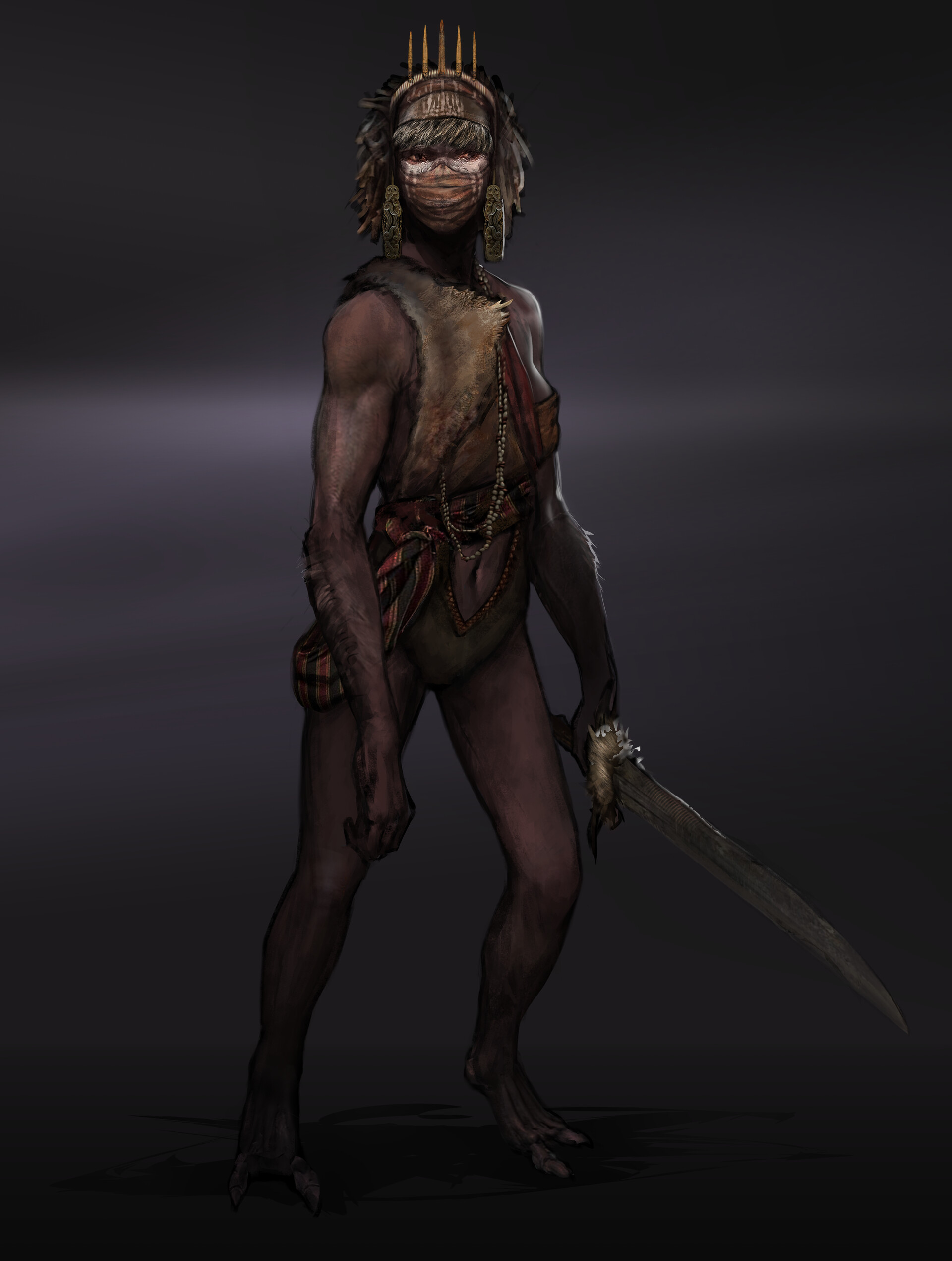 ArtStation - Ape-like Cannibal