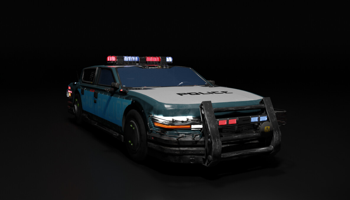 ArtStation - NCPD Villefort Police Cruiser