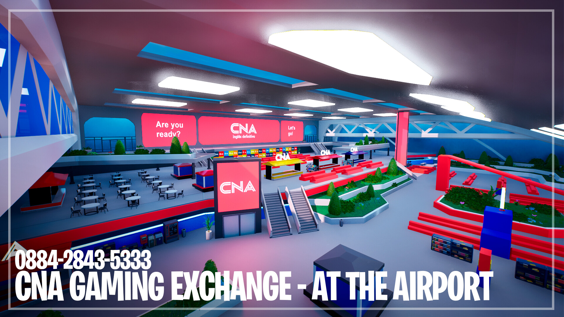 ArtStation - Fortnite Map - CNA EXCHANGE at the airport