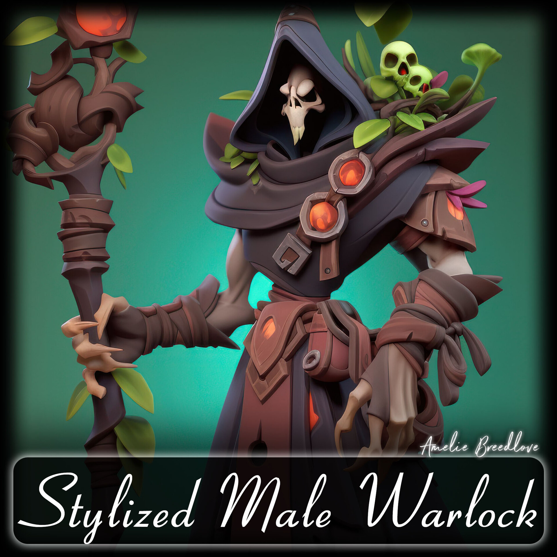 ArtStation - 200 Stylized Male Warlock Reference Pack | 4K | v.23