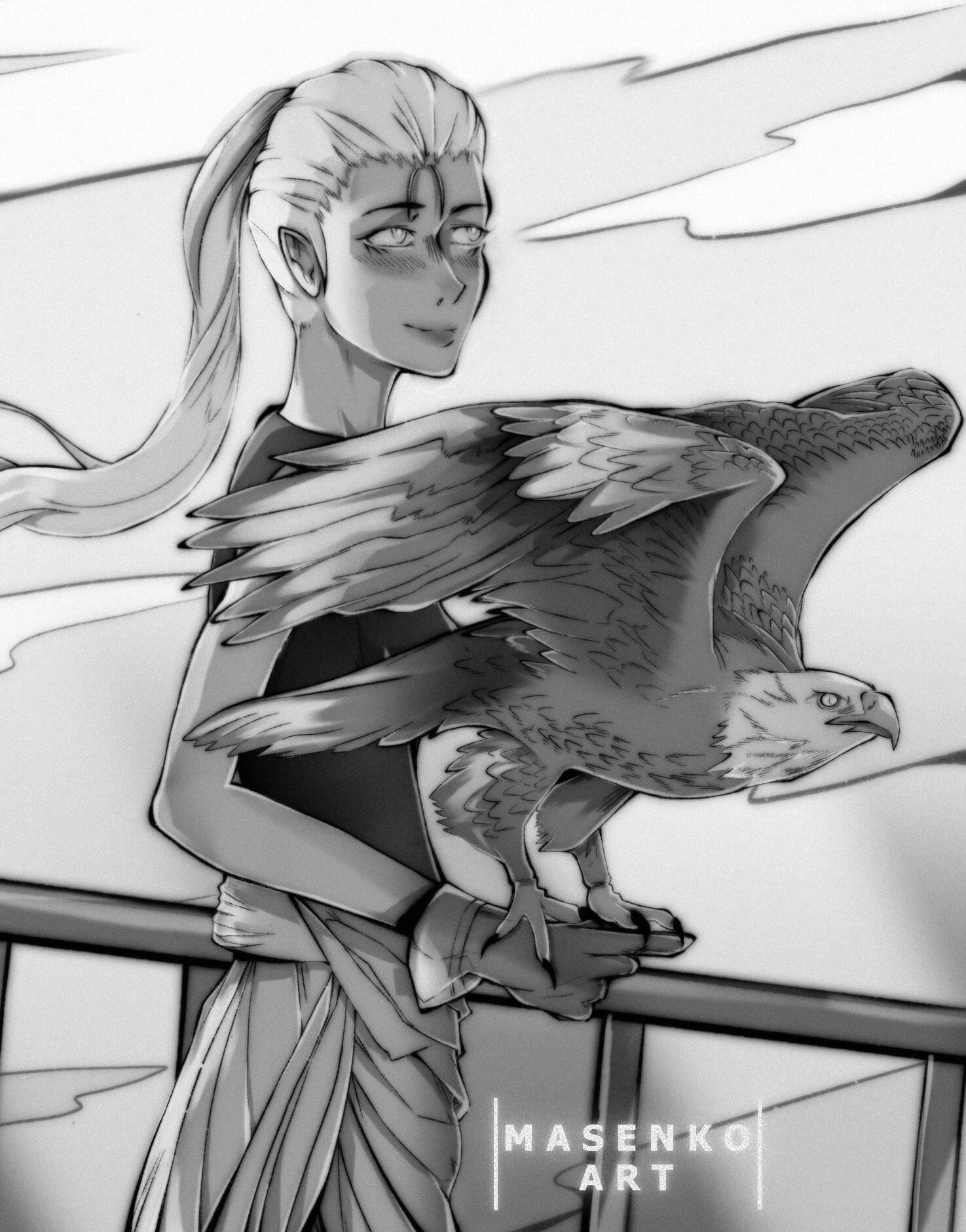 ArtStation - the falconer