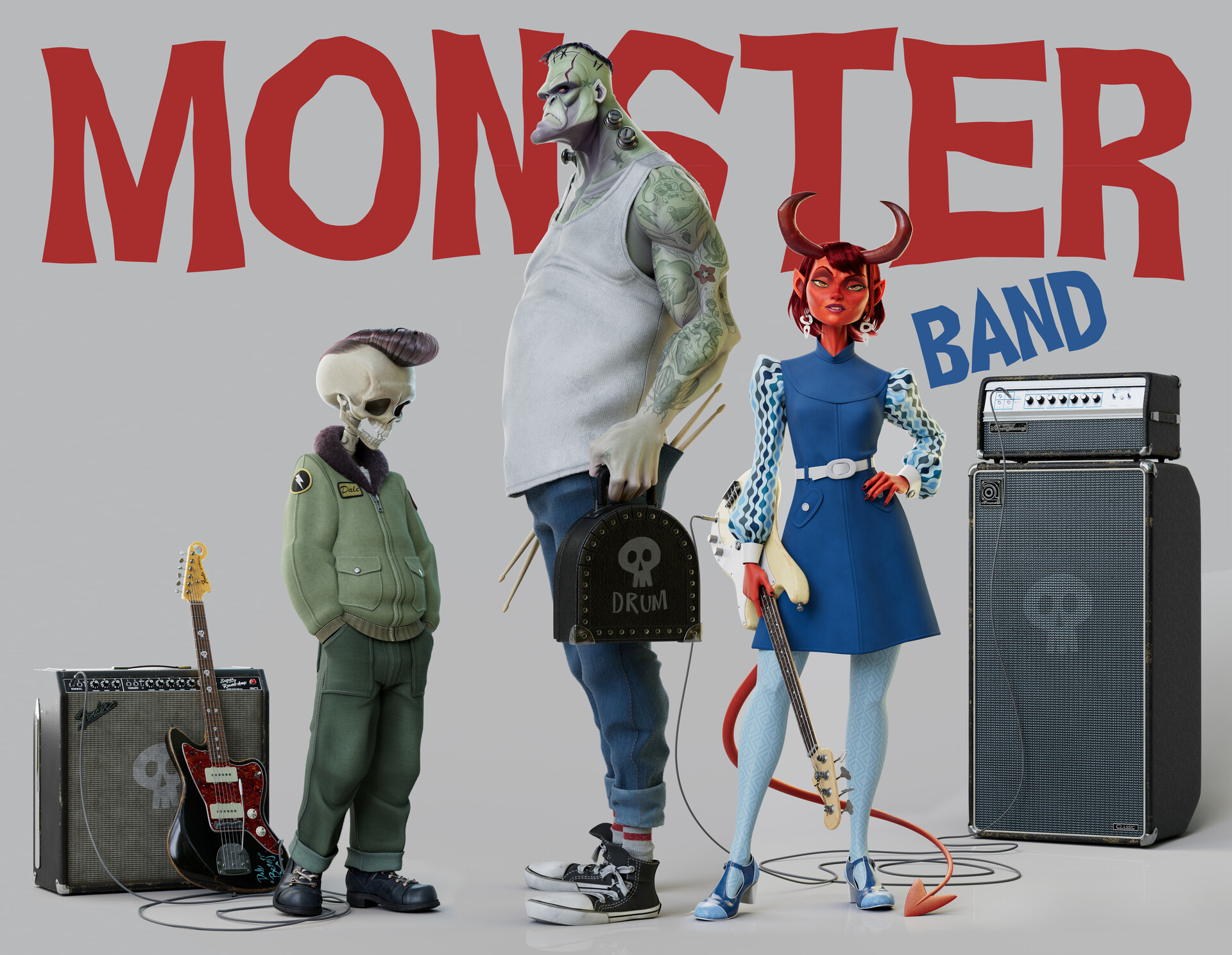 Monster Band! by Christopher Wright : r/ImaginaryArtists