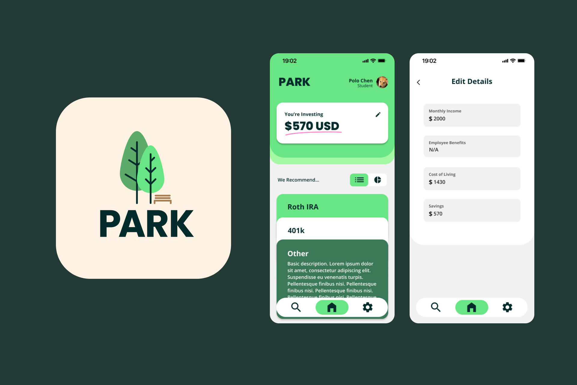 ArtStation - Park Investing Mobile App