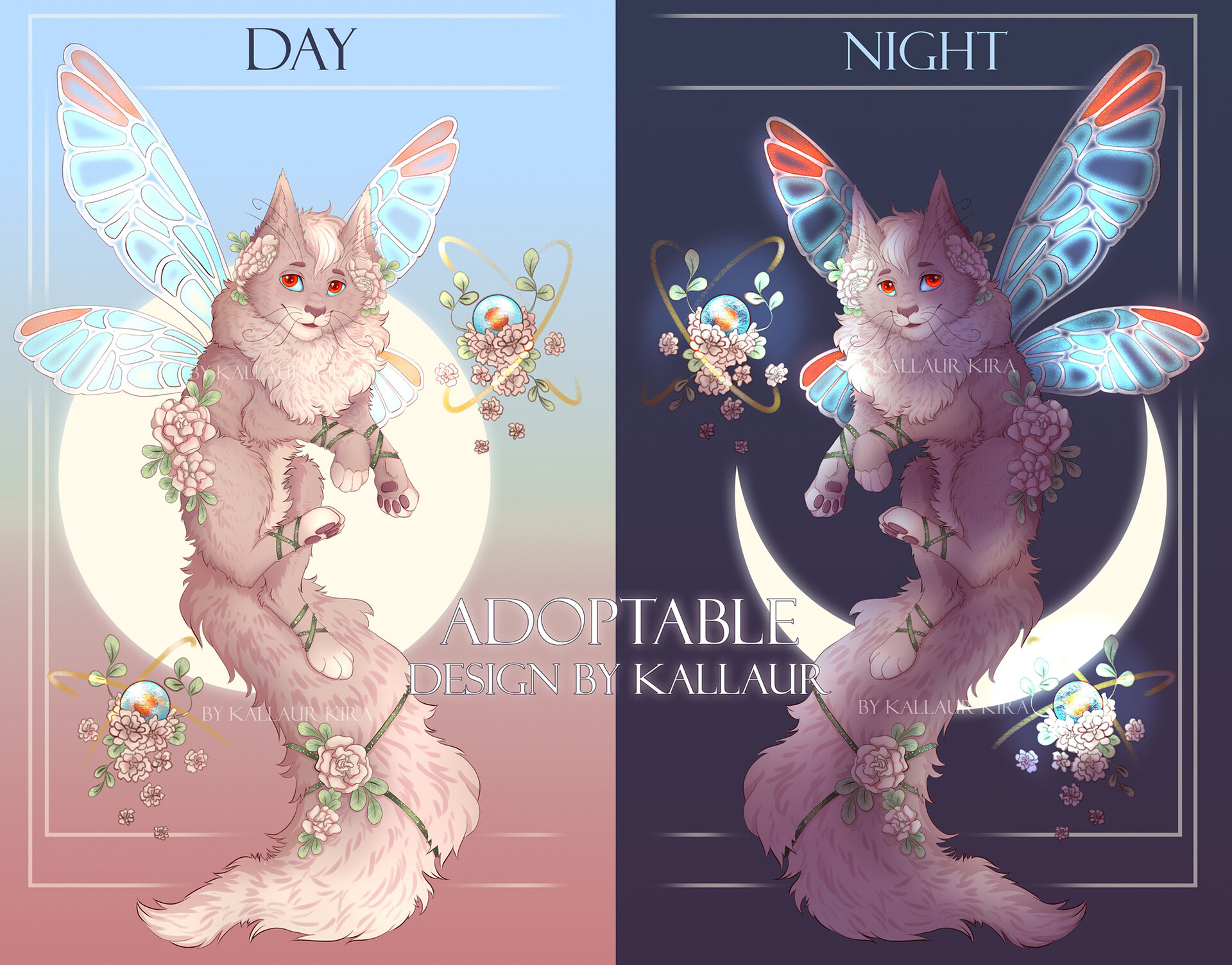 ArtStation - Adoptable mystical cat. OC.