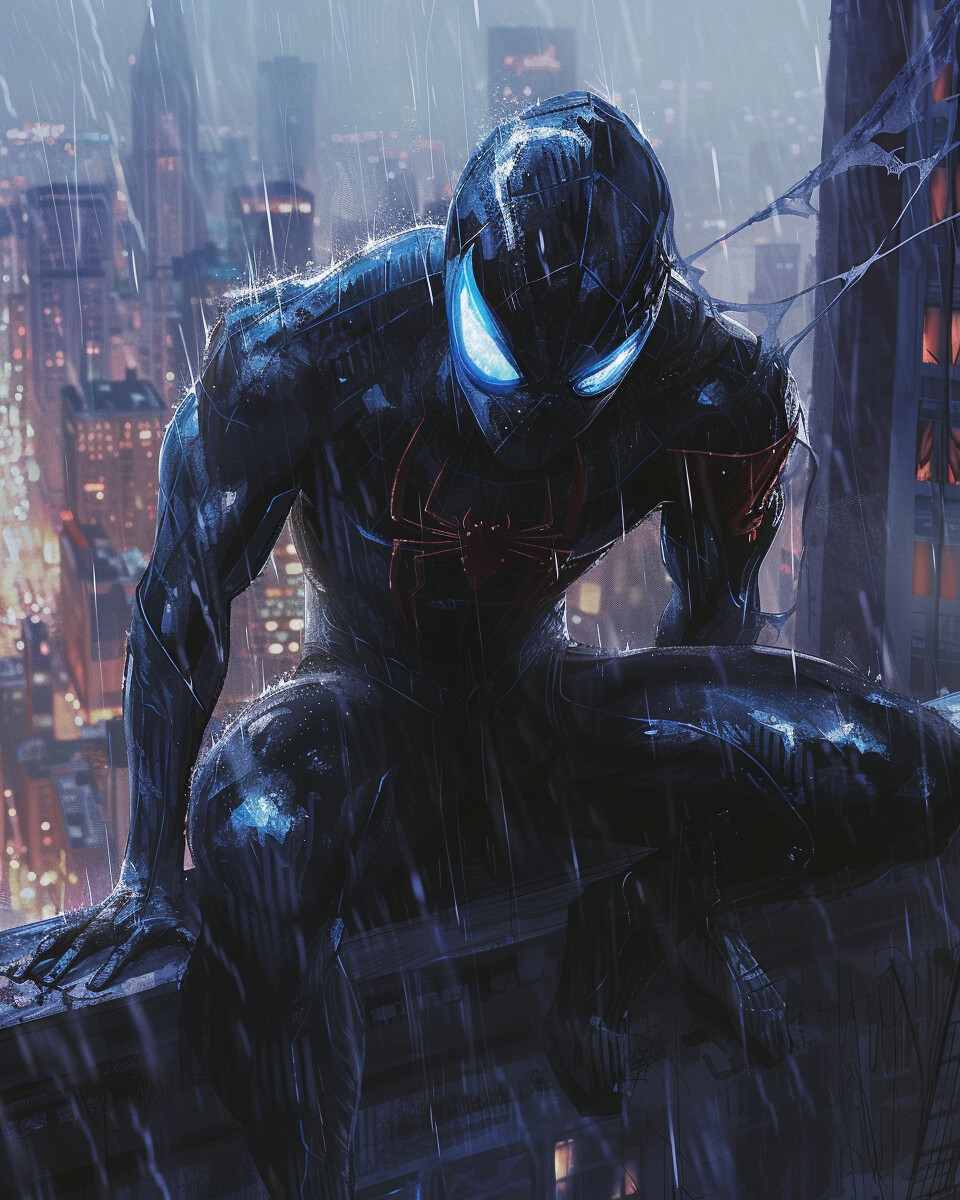 ArtStation - Spider -Man vs Rain