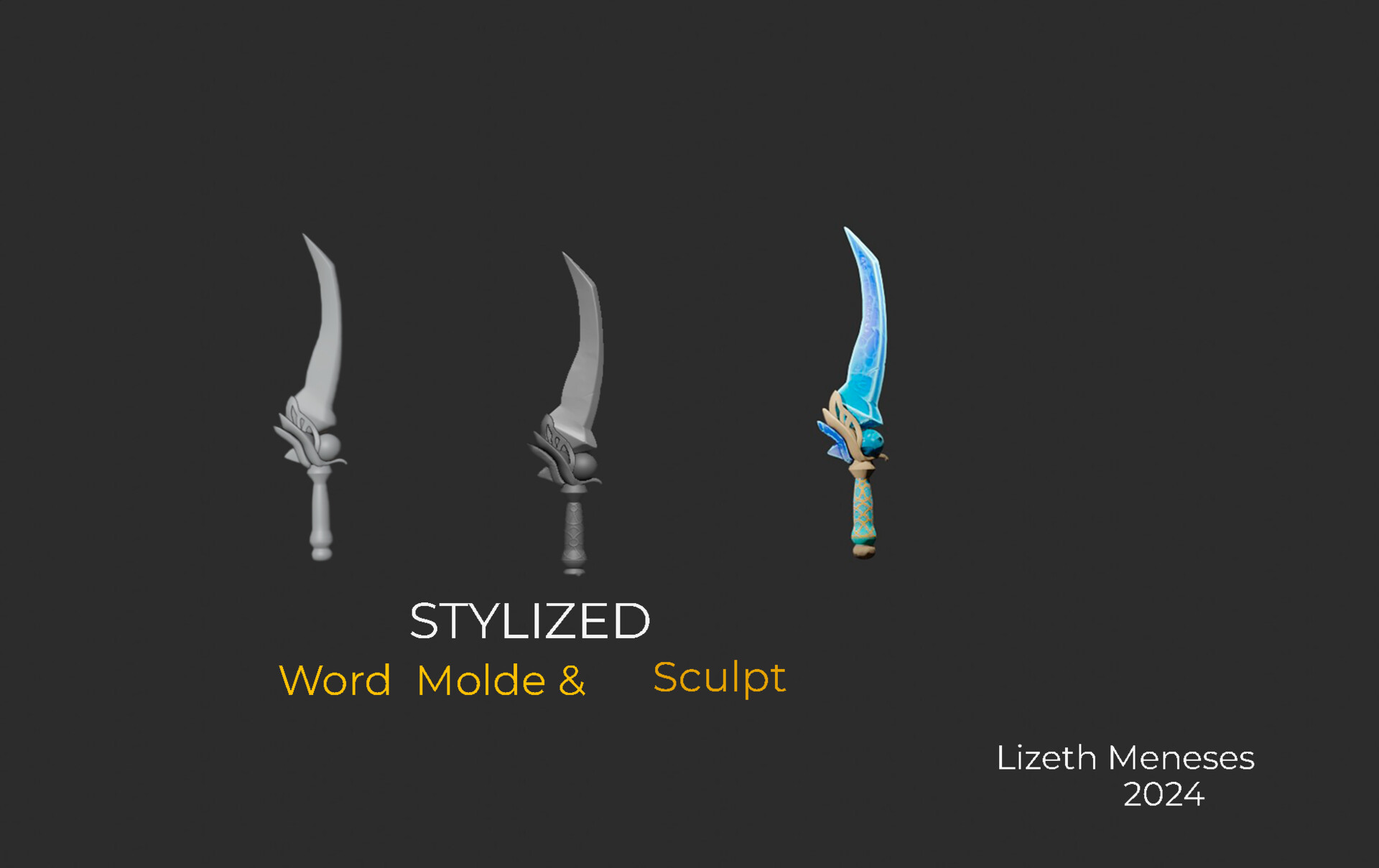 ArtStation - Word Stylized 3D