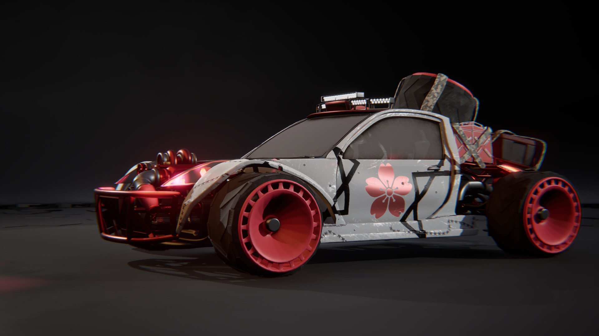 ArtStation - Nissan 350z post apocalyptic