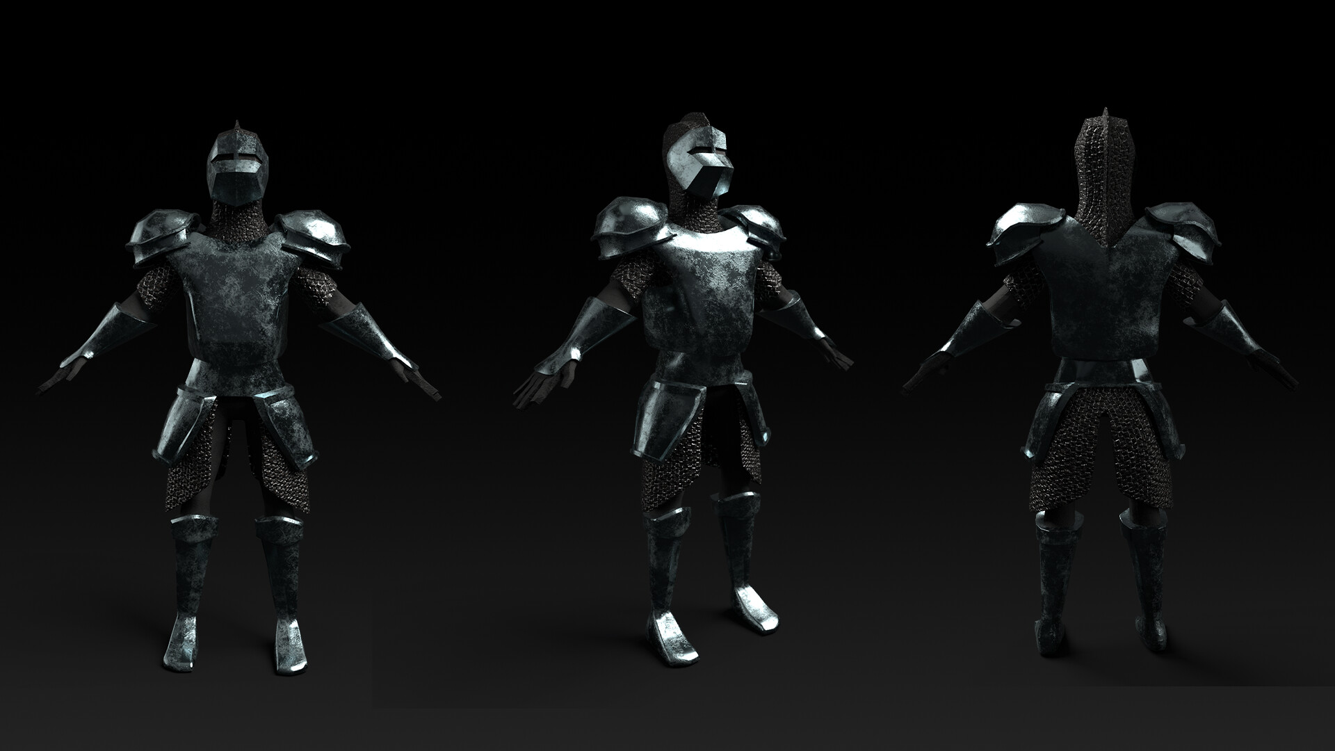 ArtStation - Eye of Cthulu Boss Fight - Knight Texture Breakdown