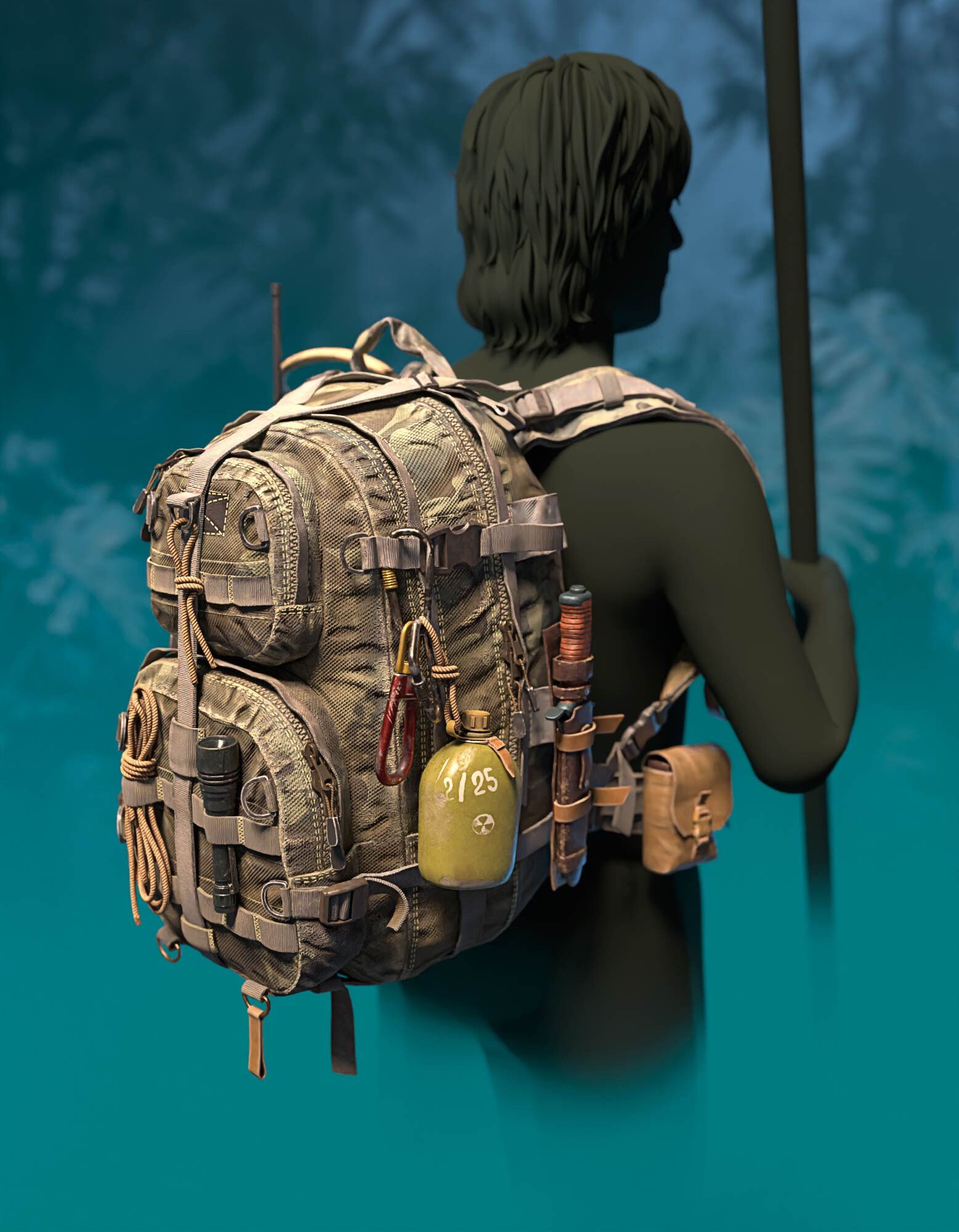 ArtStation - Military backpack
