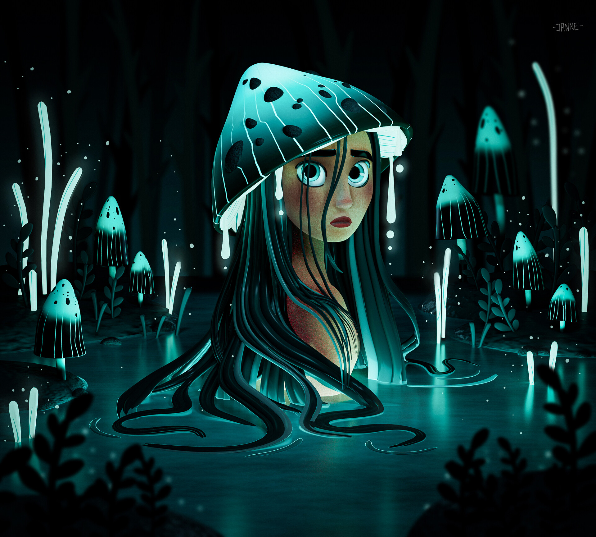 ArtStation - Swamp Girl