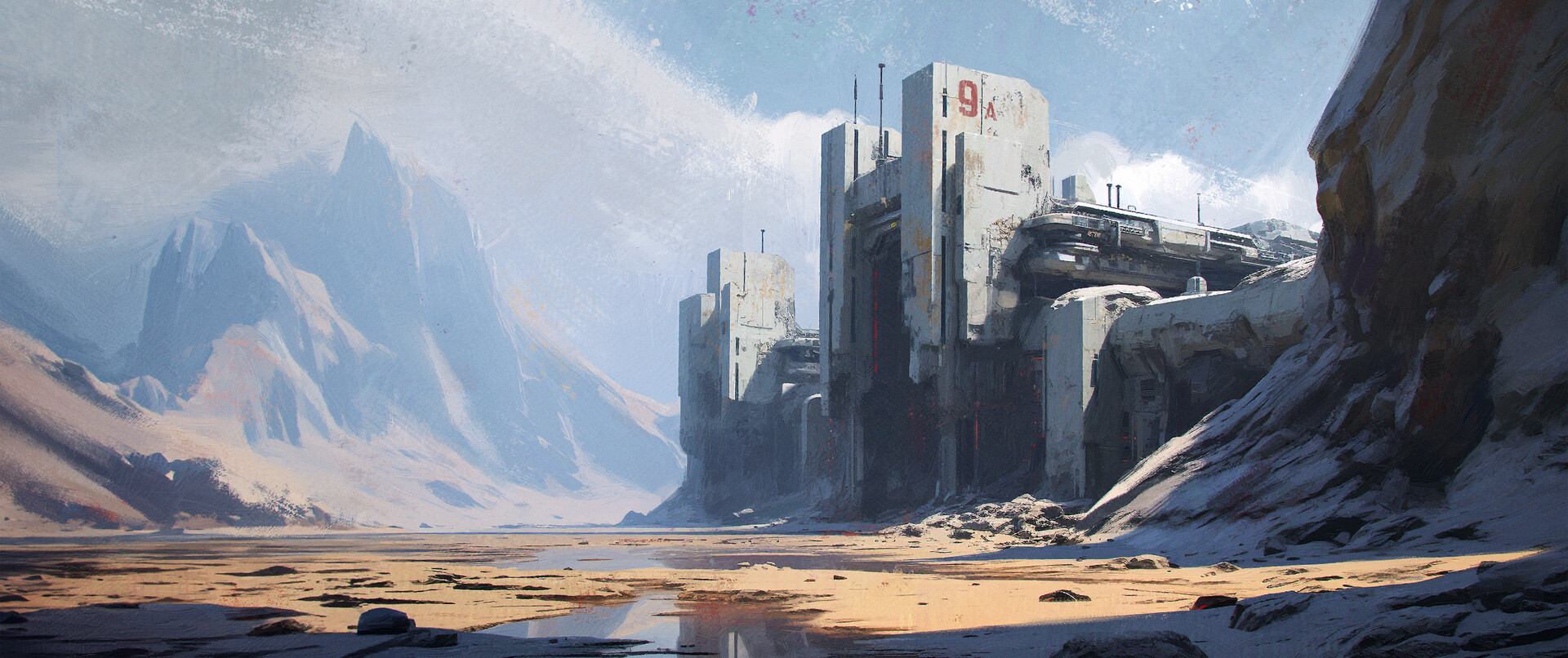 ArtStation - QW ENV sketch #03