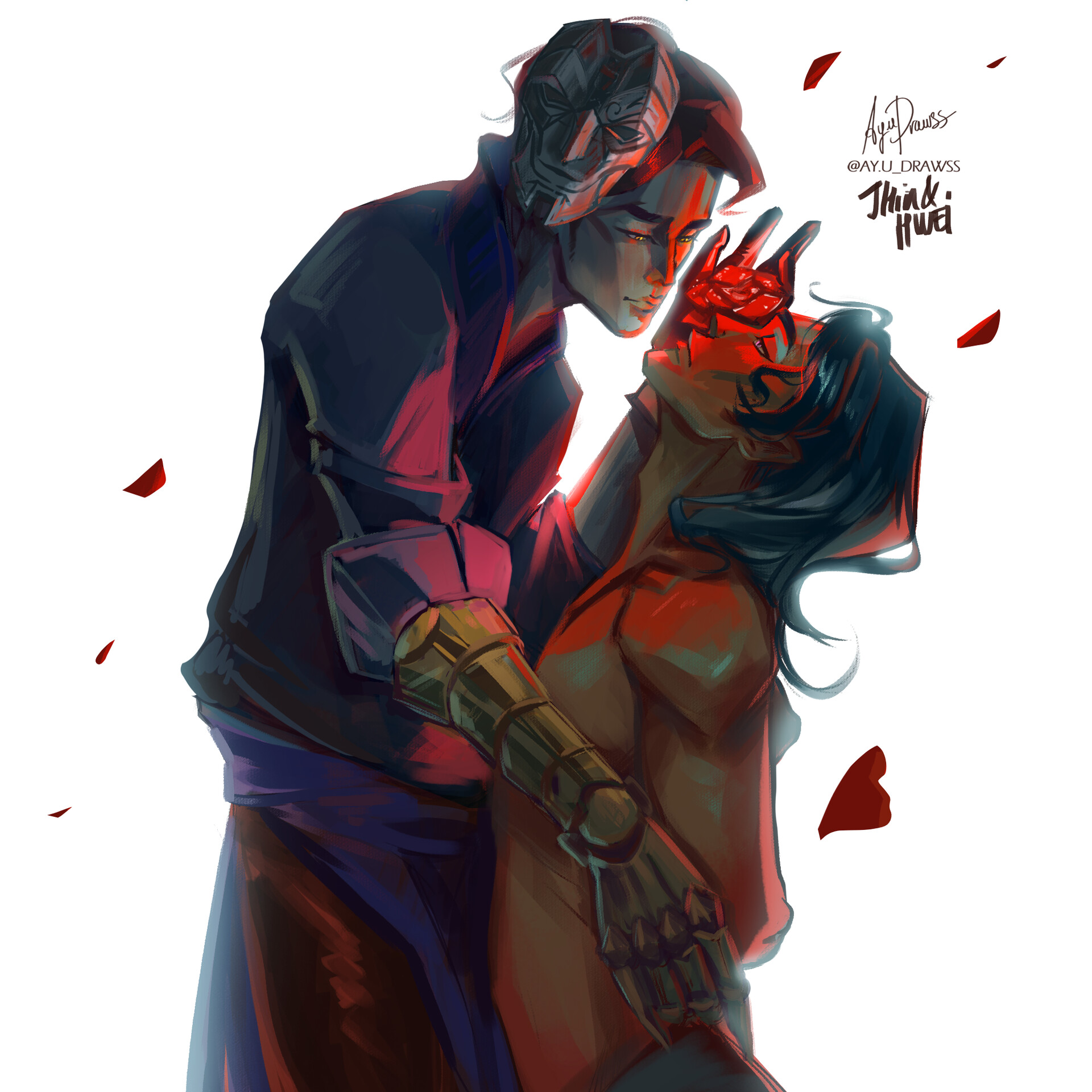 Artstation Jhin And Hwei Fanart