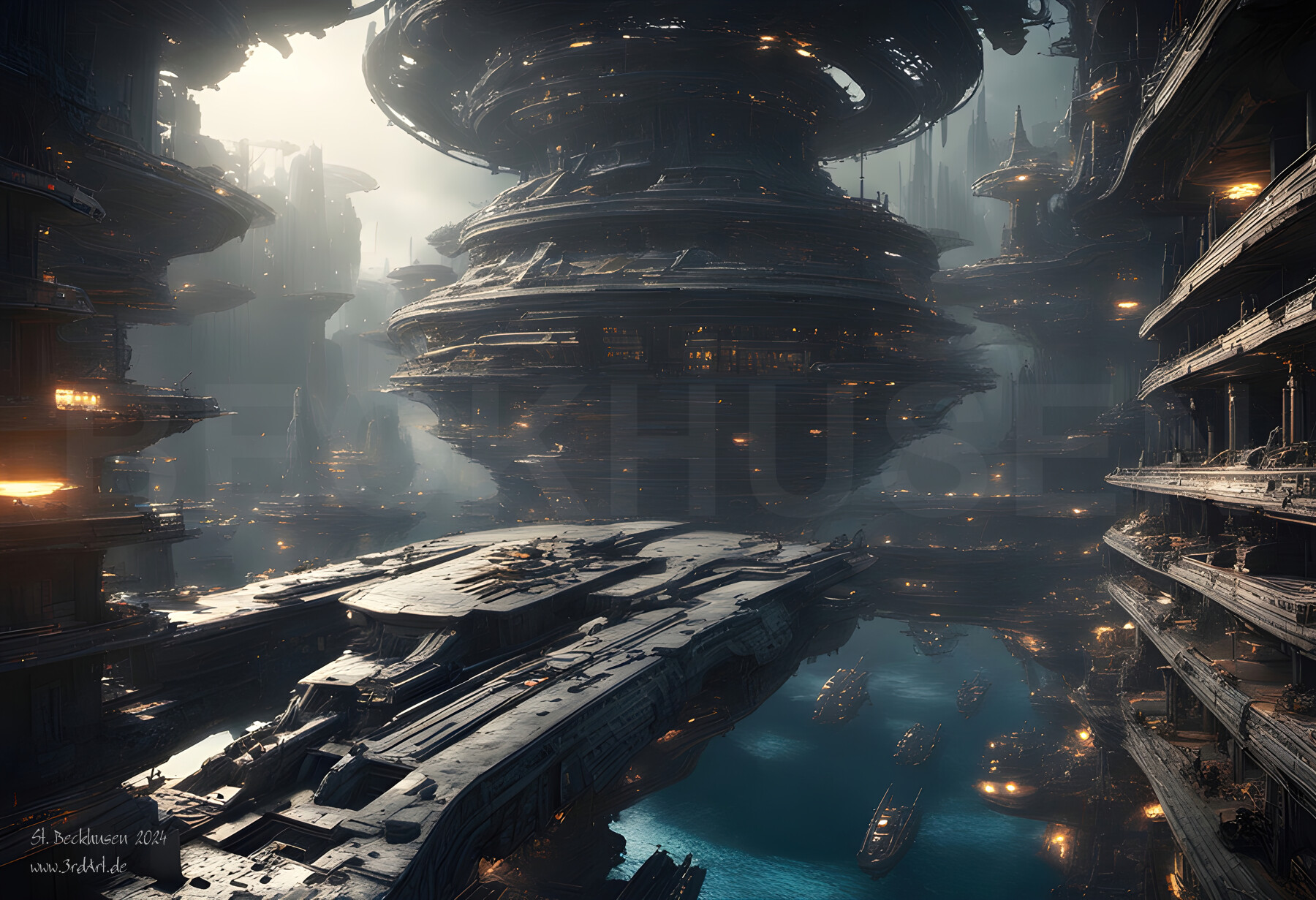 ArtStation - AT THE DOCKS, part 1+2