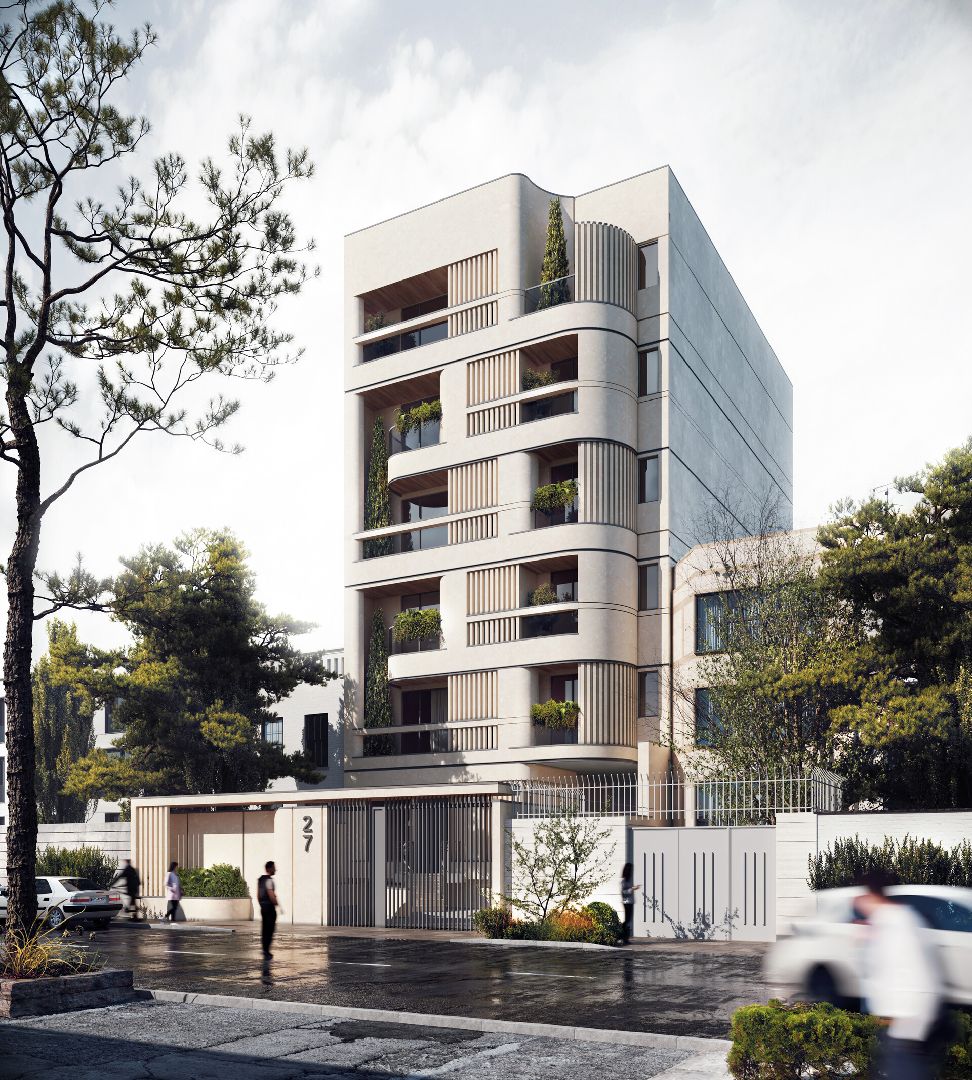 ArtStation - "The Number 186 Residential Building"