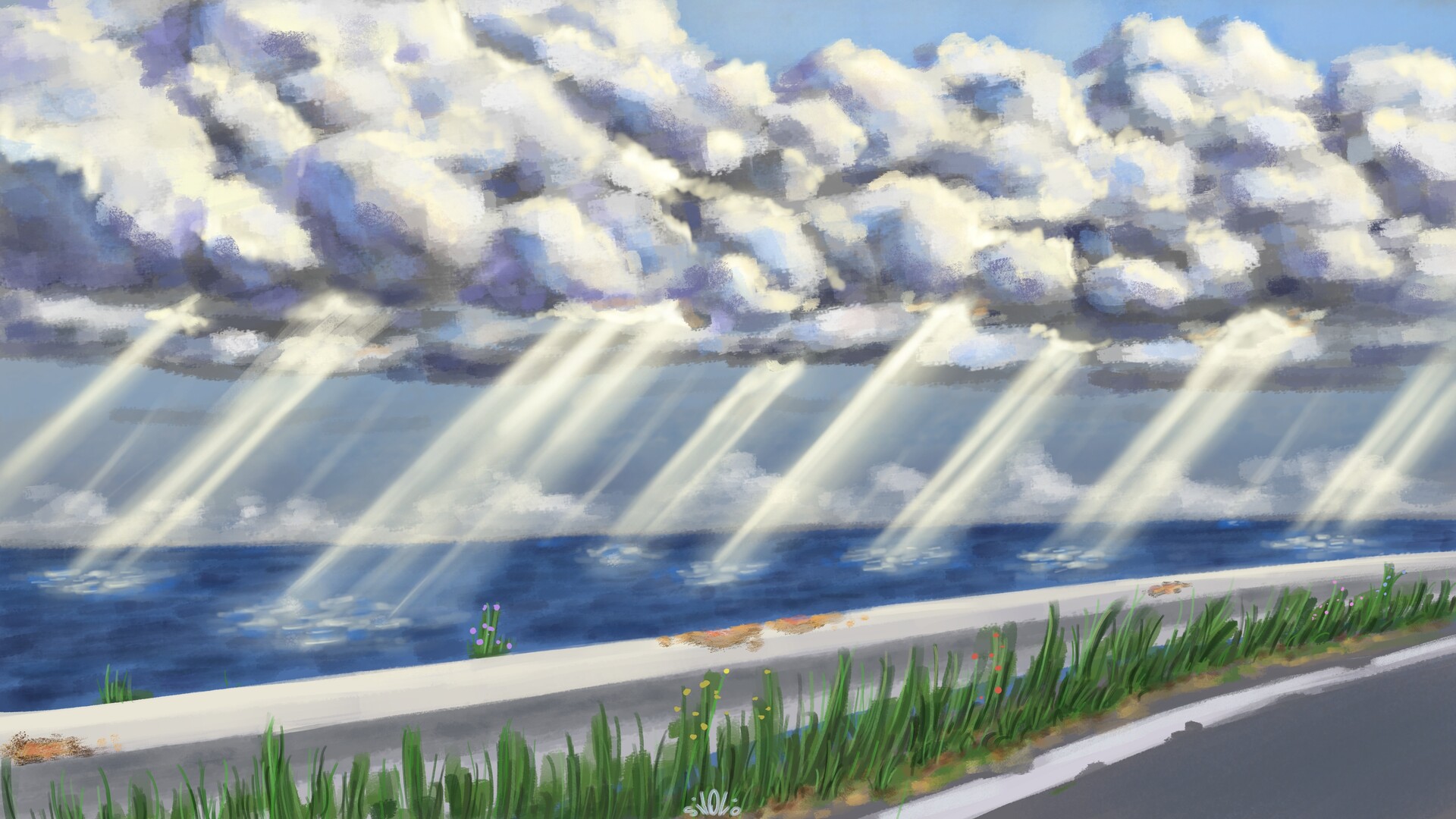 ArtStation - sun rays