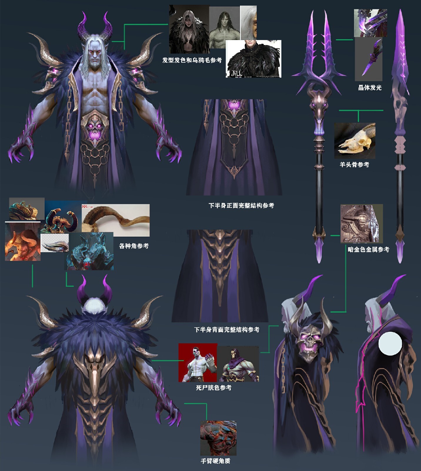 ArtStation - Upper Half Spirits（Hades）