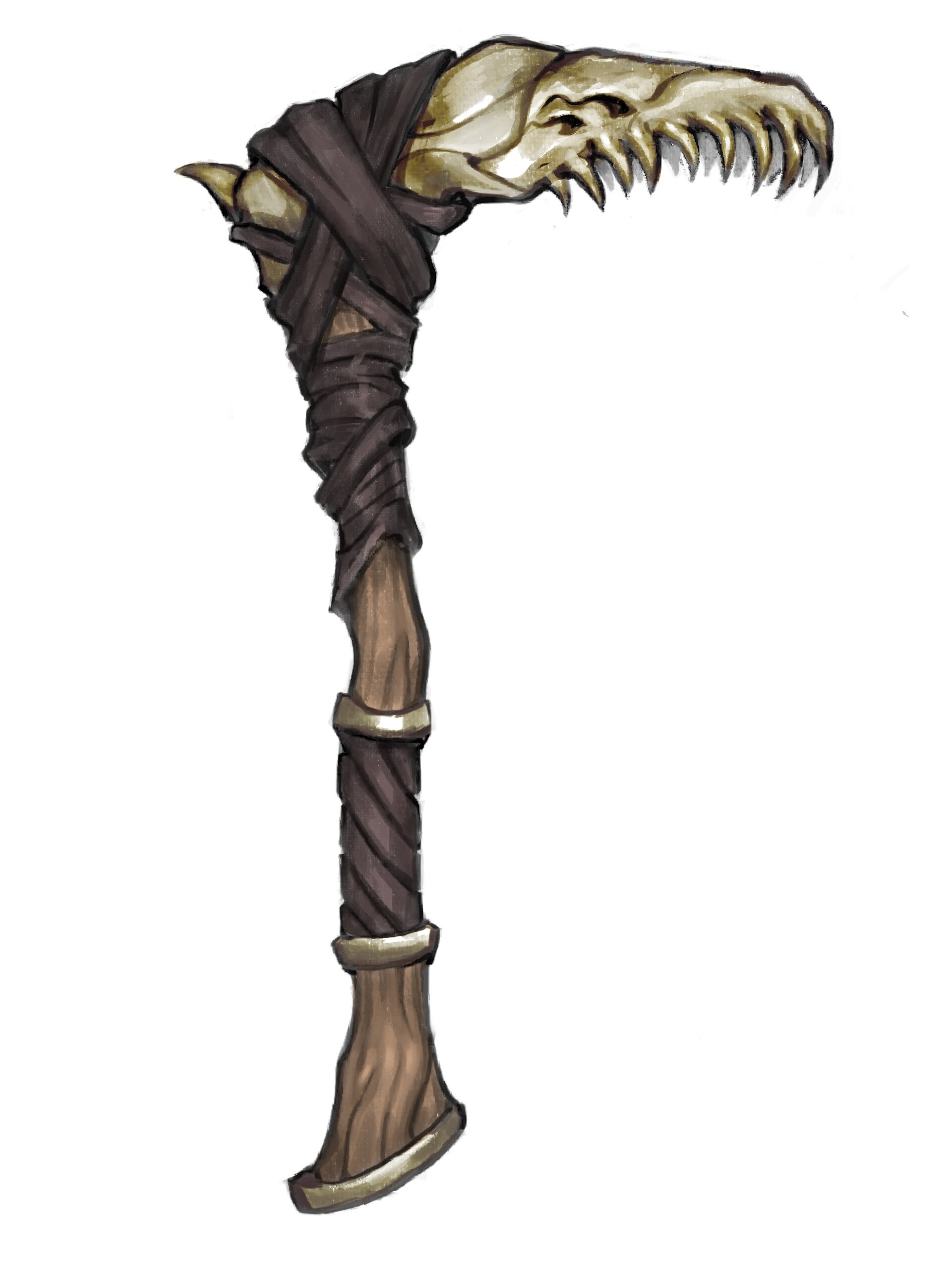 ArtStation - Snake jaw weapon