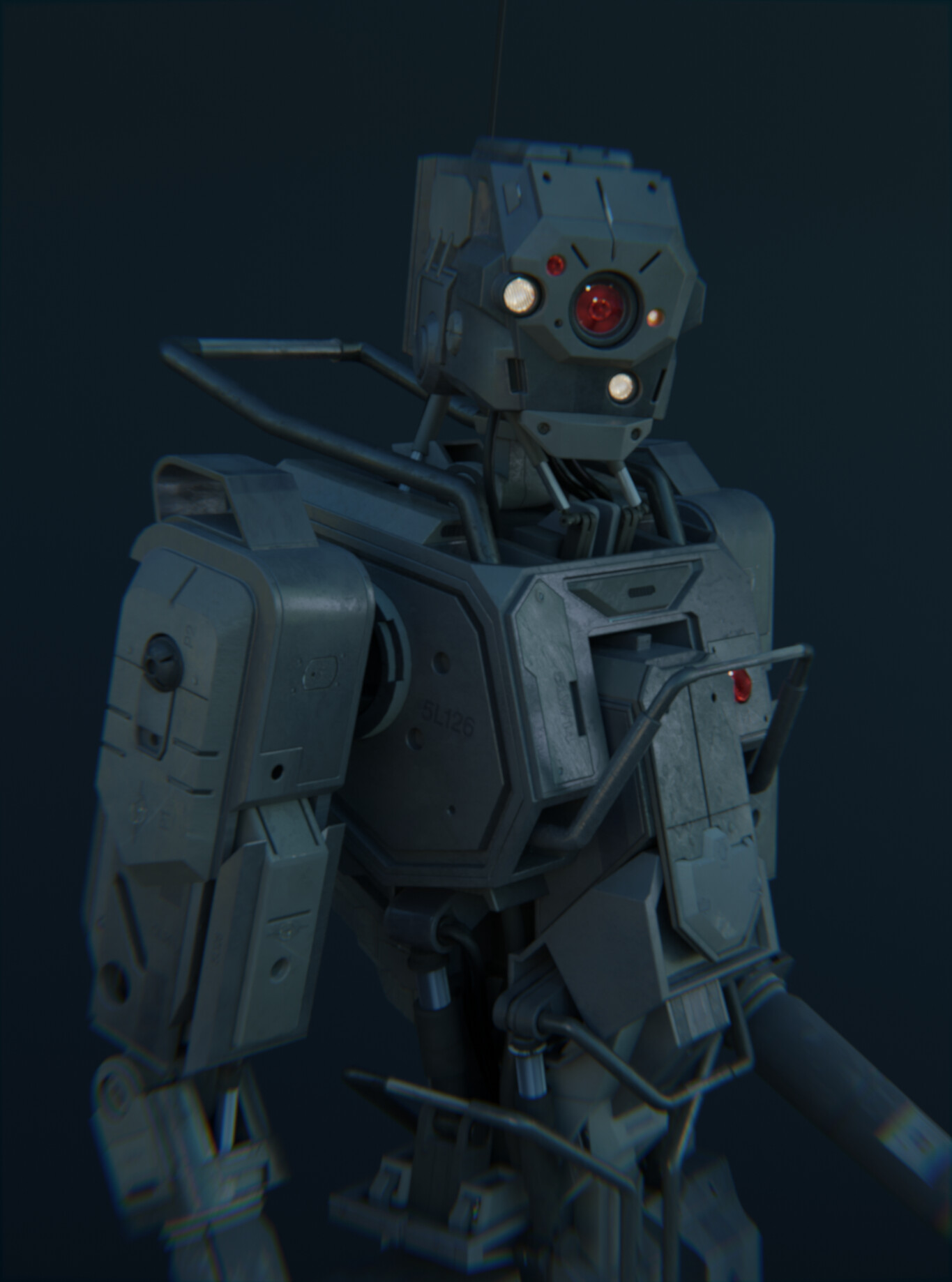ArtStation - Hard surface bot with rigging