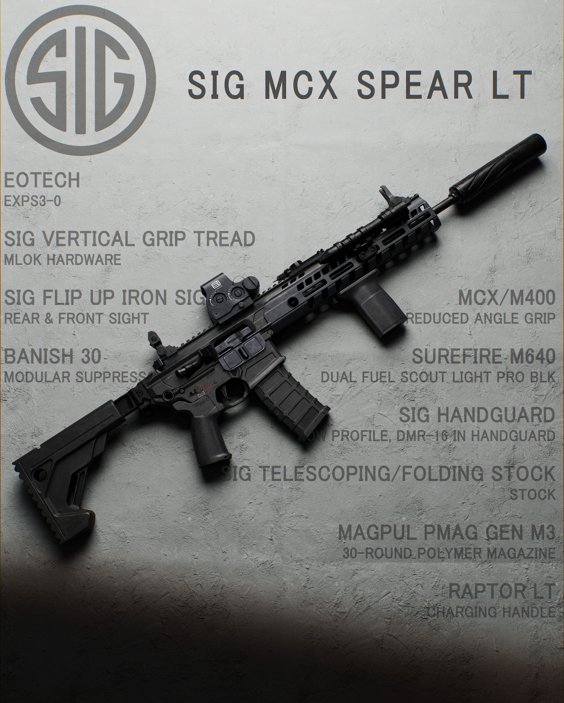 ArtStation - SIG MCX-SPEAR LT
