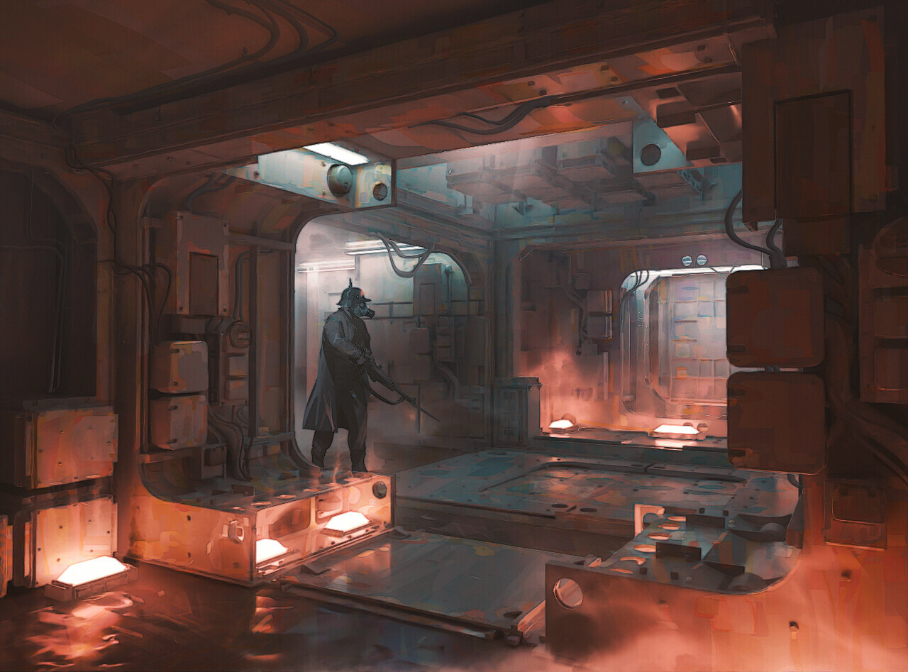ArtStation - Behemoth submarine interior