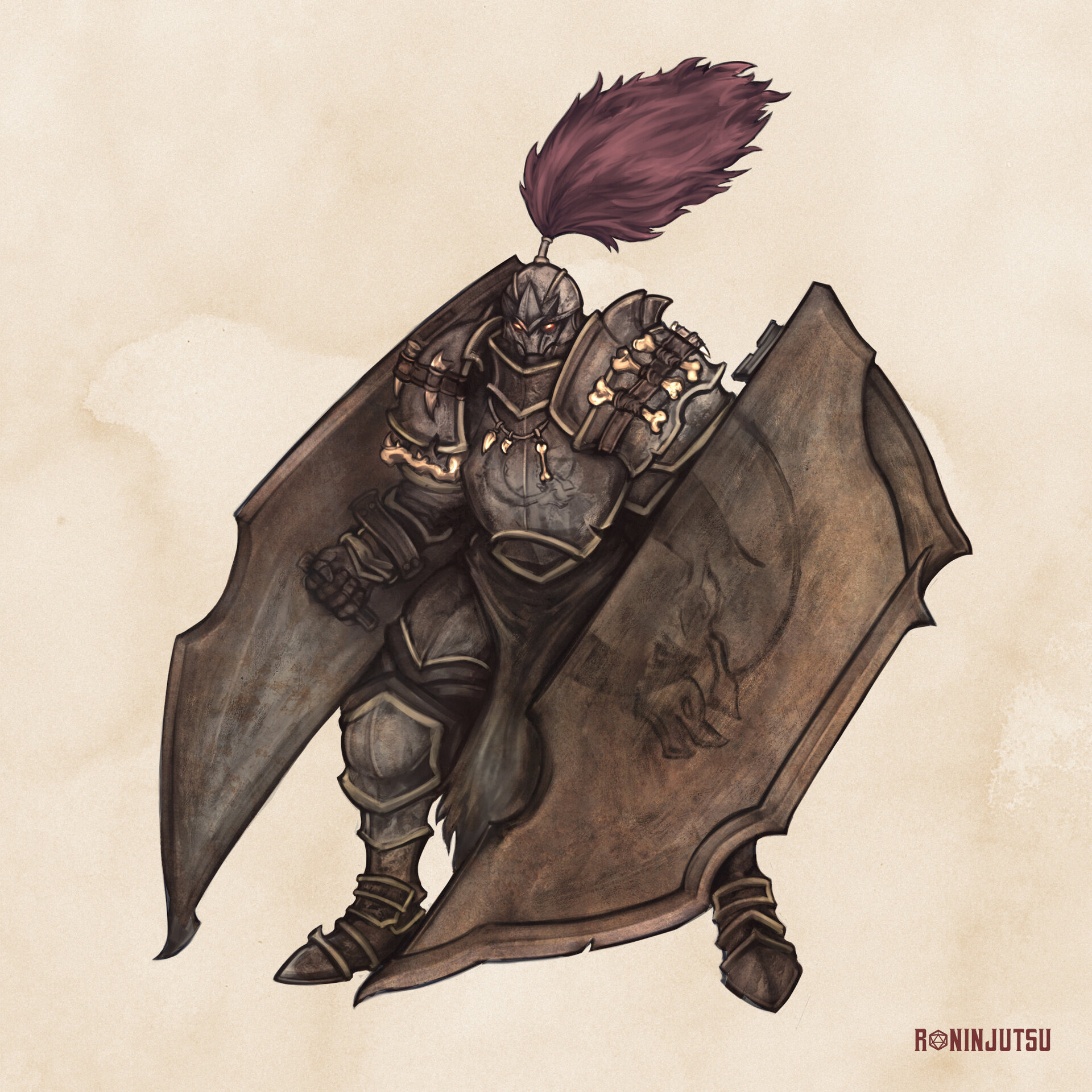 ArtStation - Skrap, Warforged Bone Collector - D&D Commission