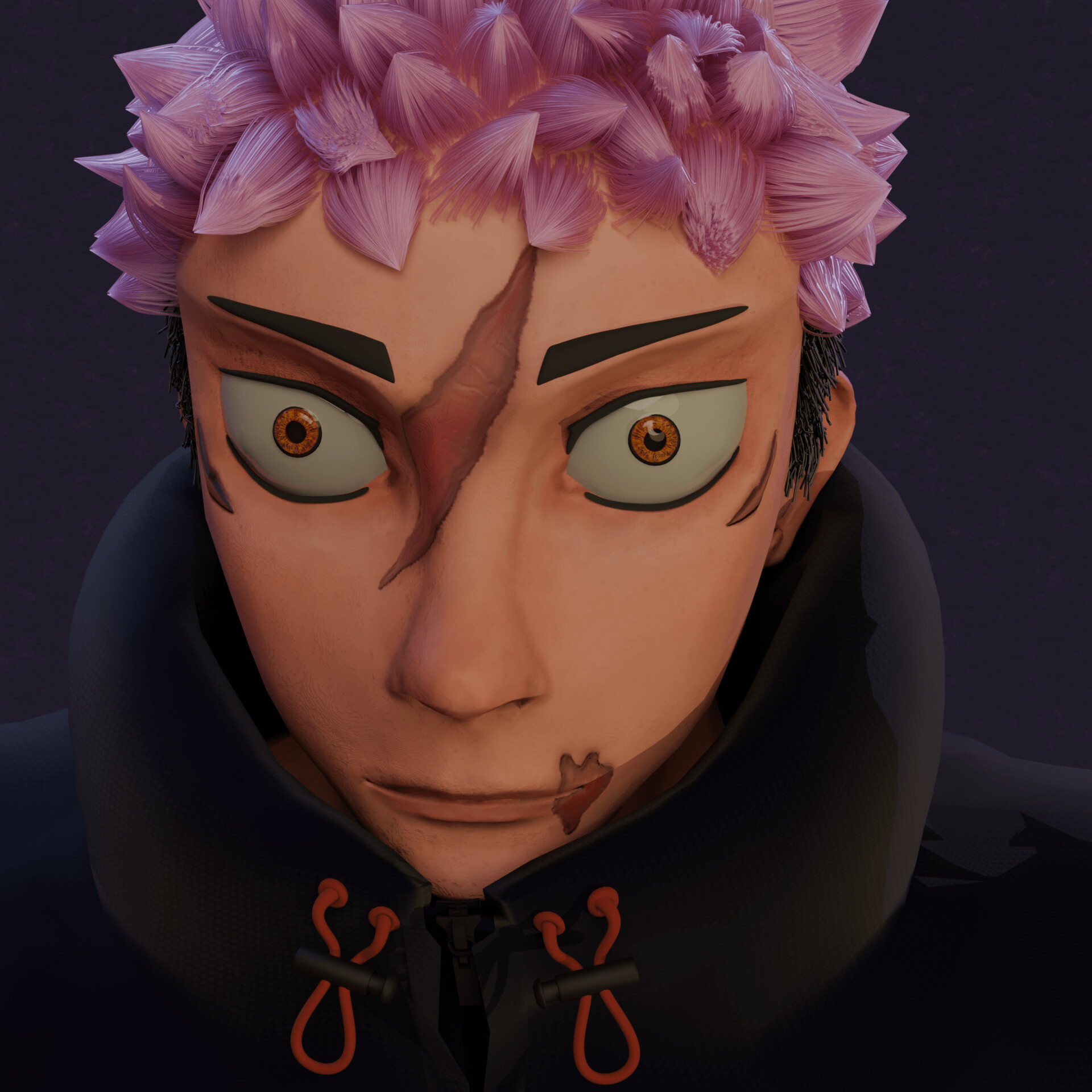 ArtStation - Yuji Itadori 3d model [Jujutsu Kaisen](Fan Art)