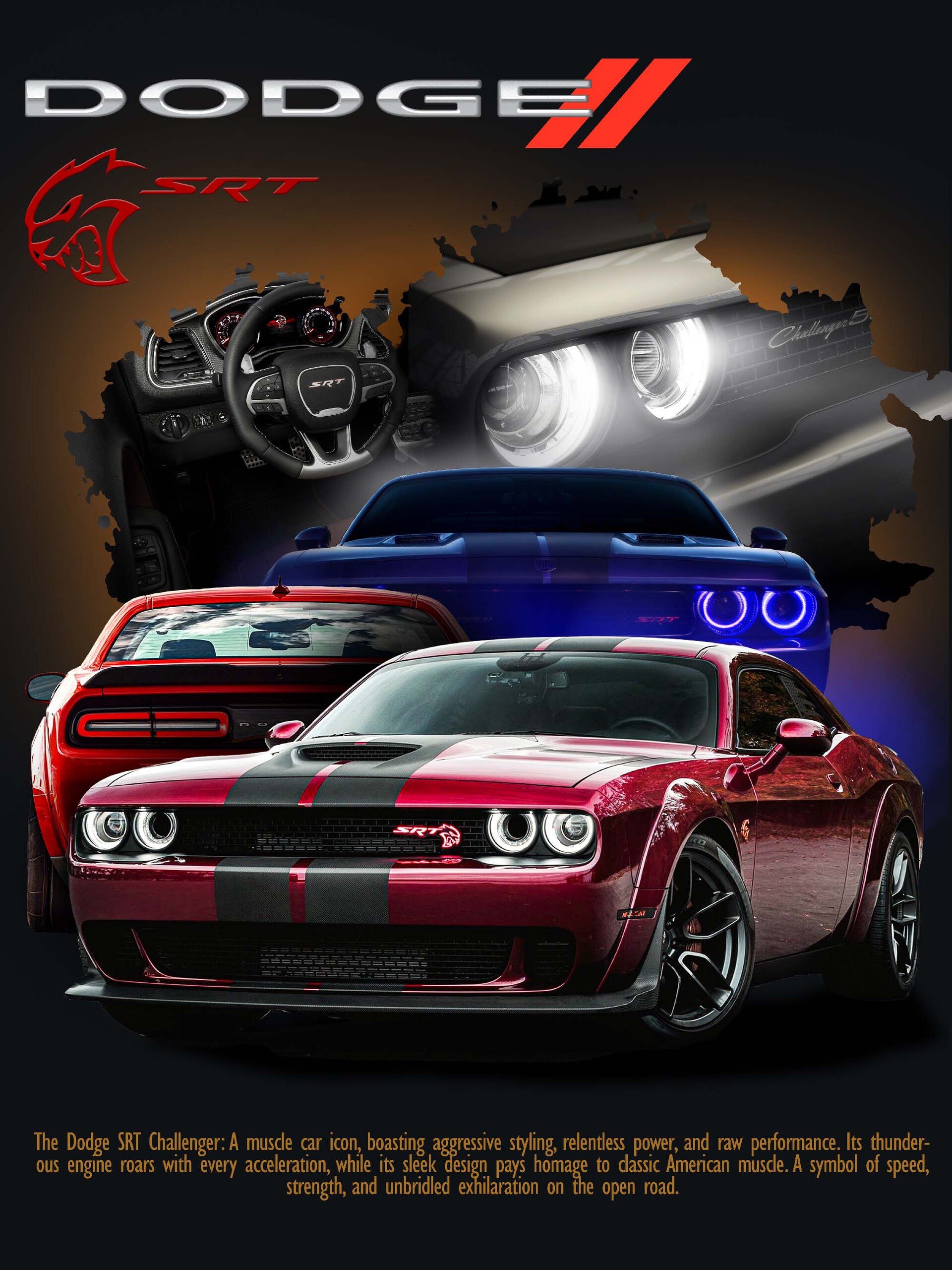 ArtStation - Dodge Challenger SRT